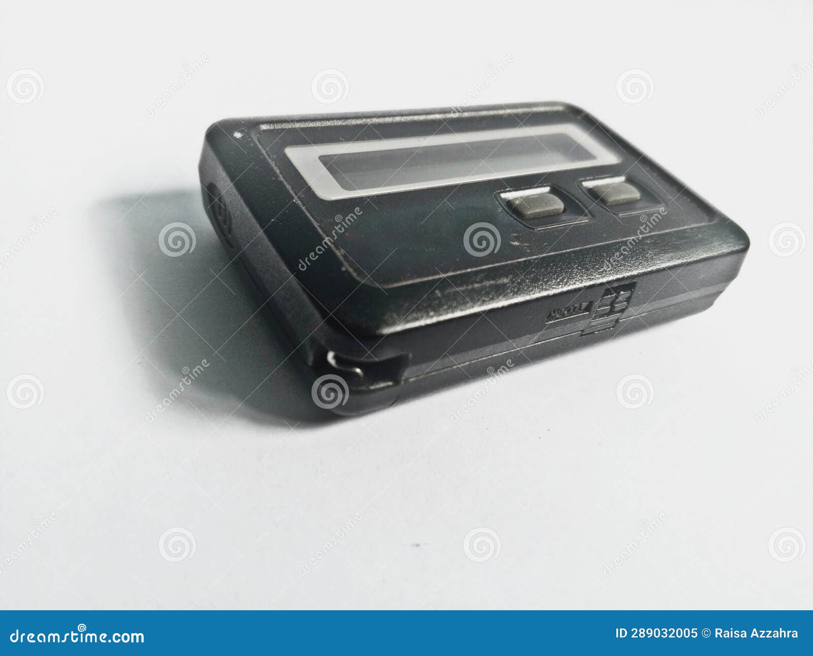 A Black Pager on a White Background Stock Image - Image of rare, black ...