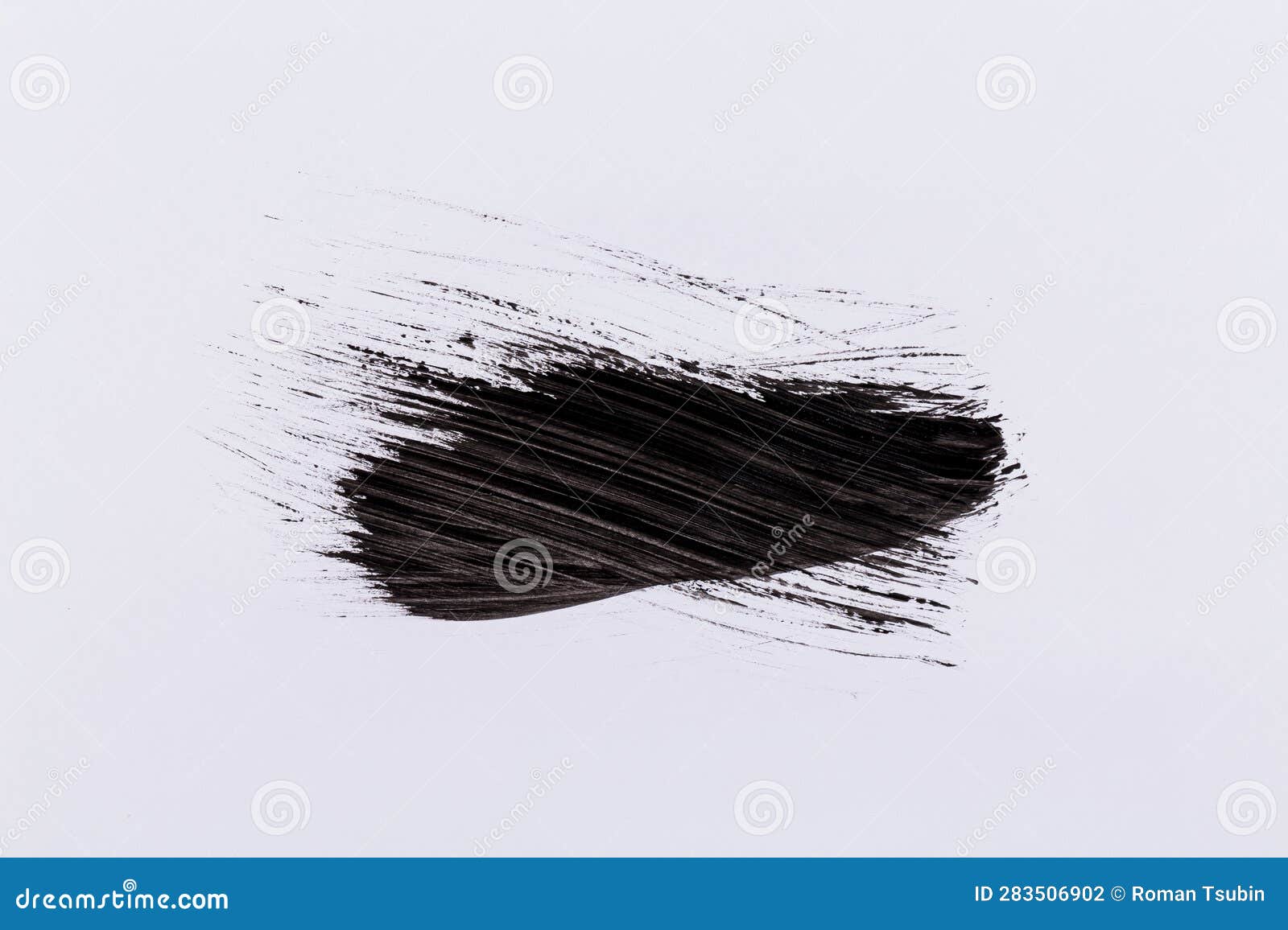 Black Paint Isolated on White Background Stock Photo - Image of ...