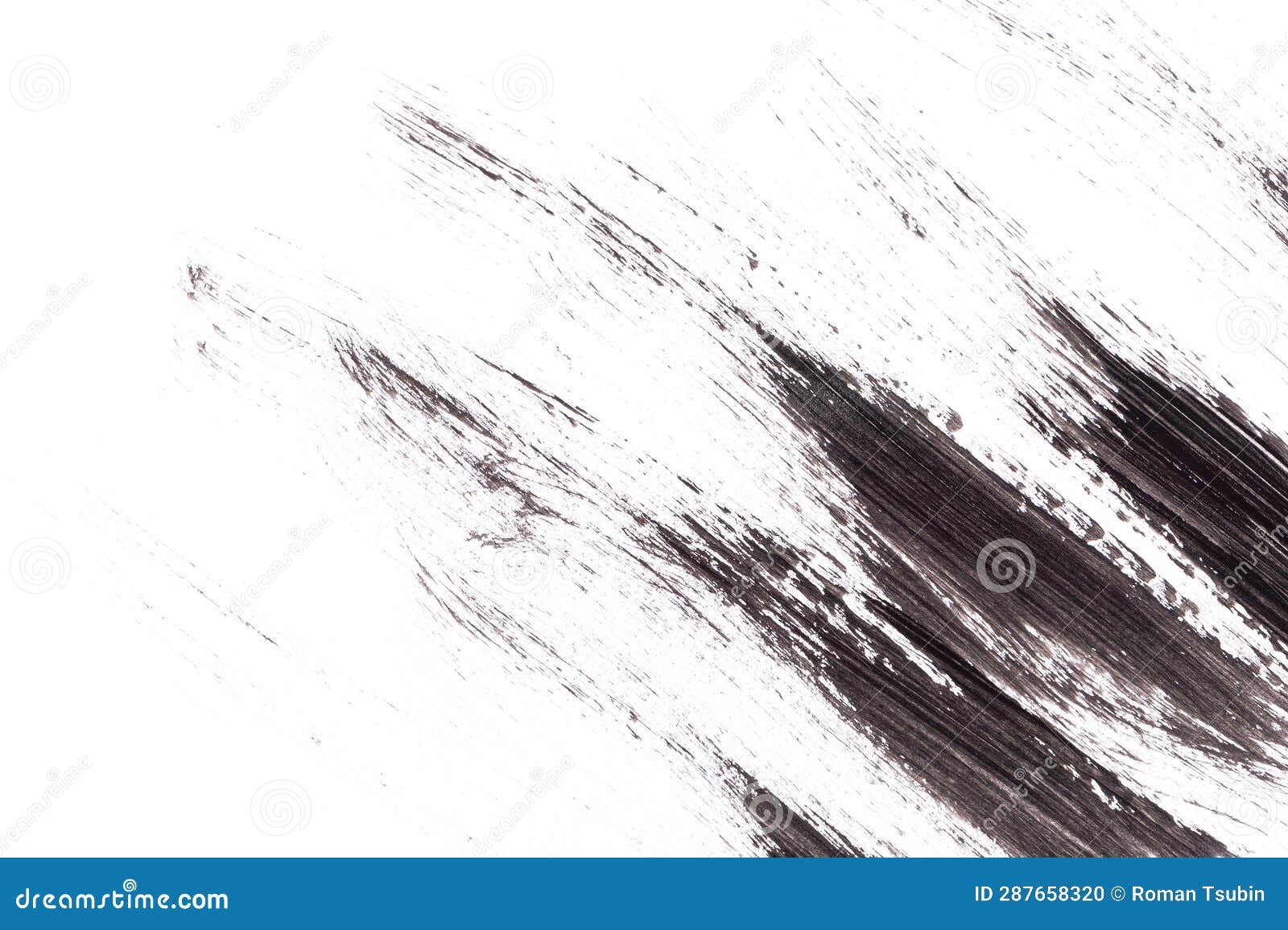 Black Paint Isolated on White Background Stock Photo - Image of ...