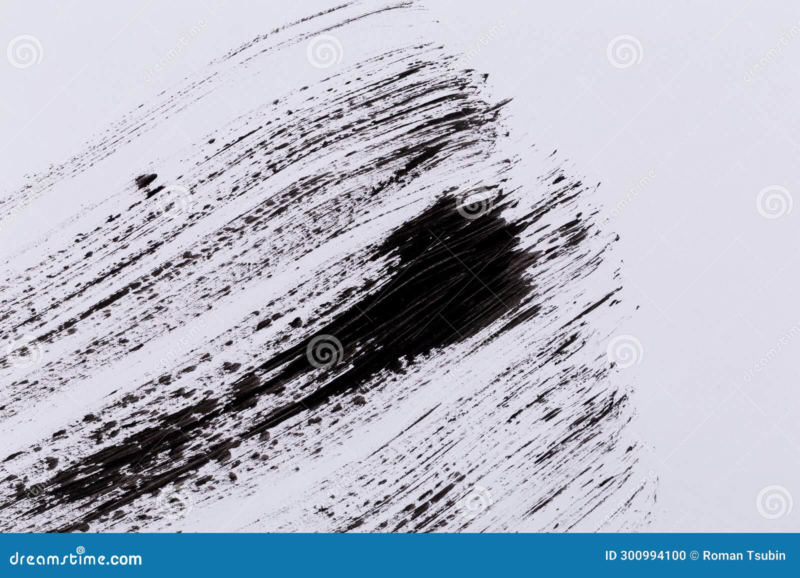 Black Paint Isolated on White Background Stock Photo - Image of modern ...