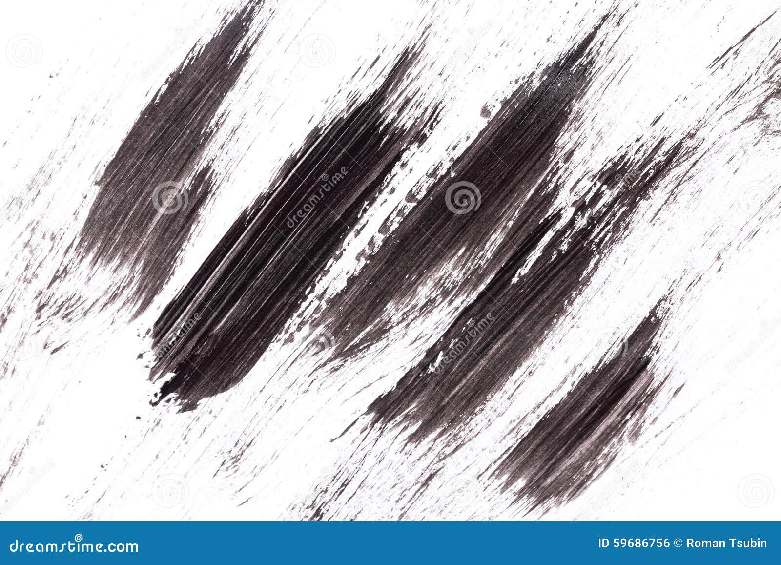 Black Paint Isolated on White Background Stock Photo - Image of draw ...