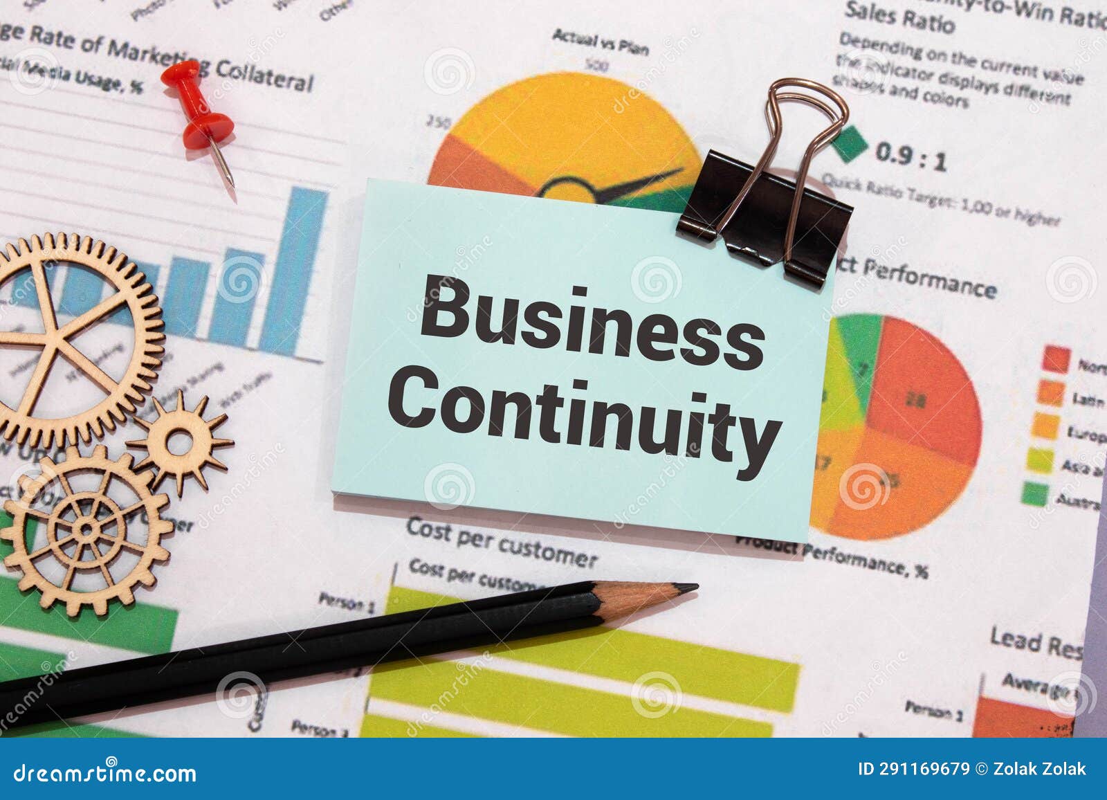 Black Pancel Write a Text BUSINESS CONTINUITY PLAN on the Yellow ...