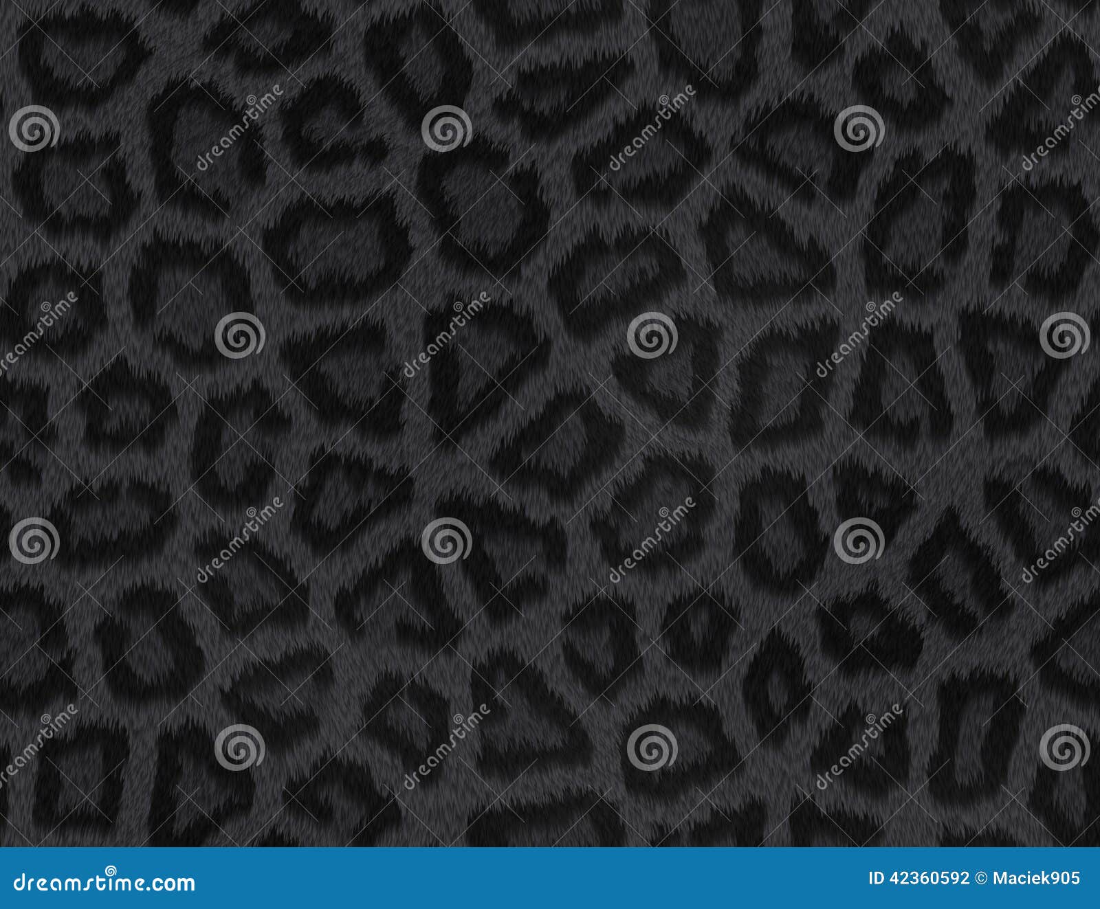 Black panther fur stock illustration. Illustration of jaguar - 42360592