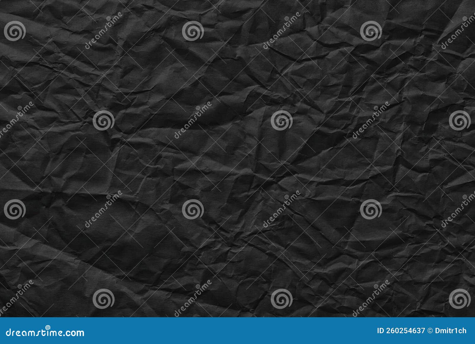 Black Paper Background, Crumpled Template Texture for Inserting Text ...