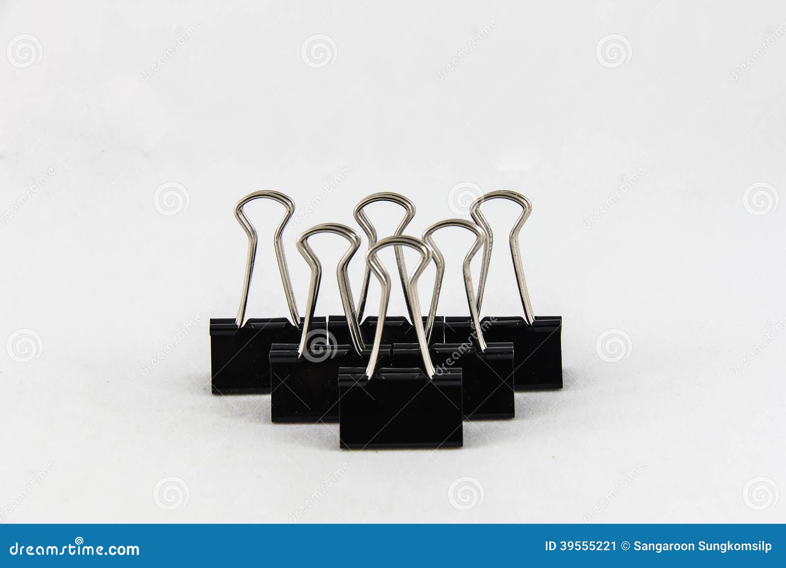 Black Paper Clip stock image. Image of close, metallic - 39555221