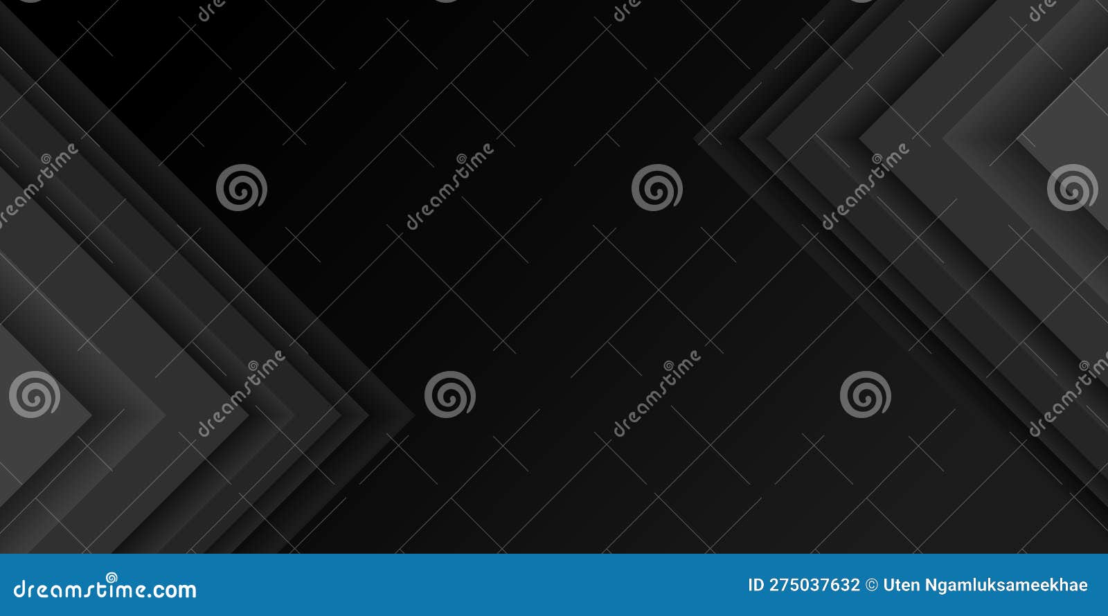 Black Paper Cut Background. Gray Multi Layered Right Triangle Stock ...