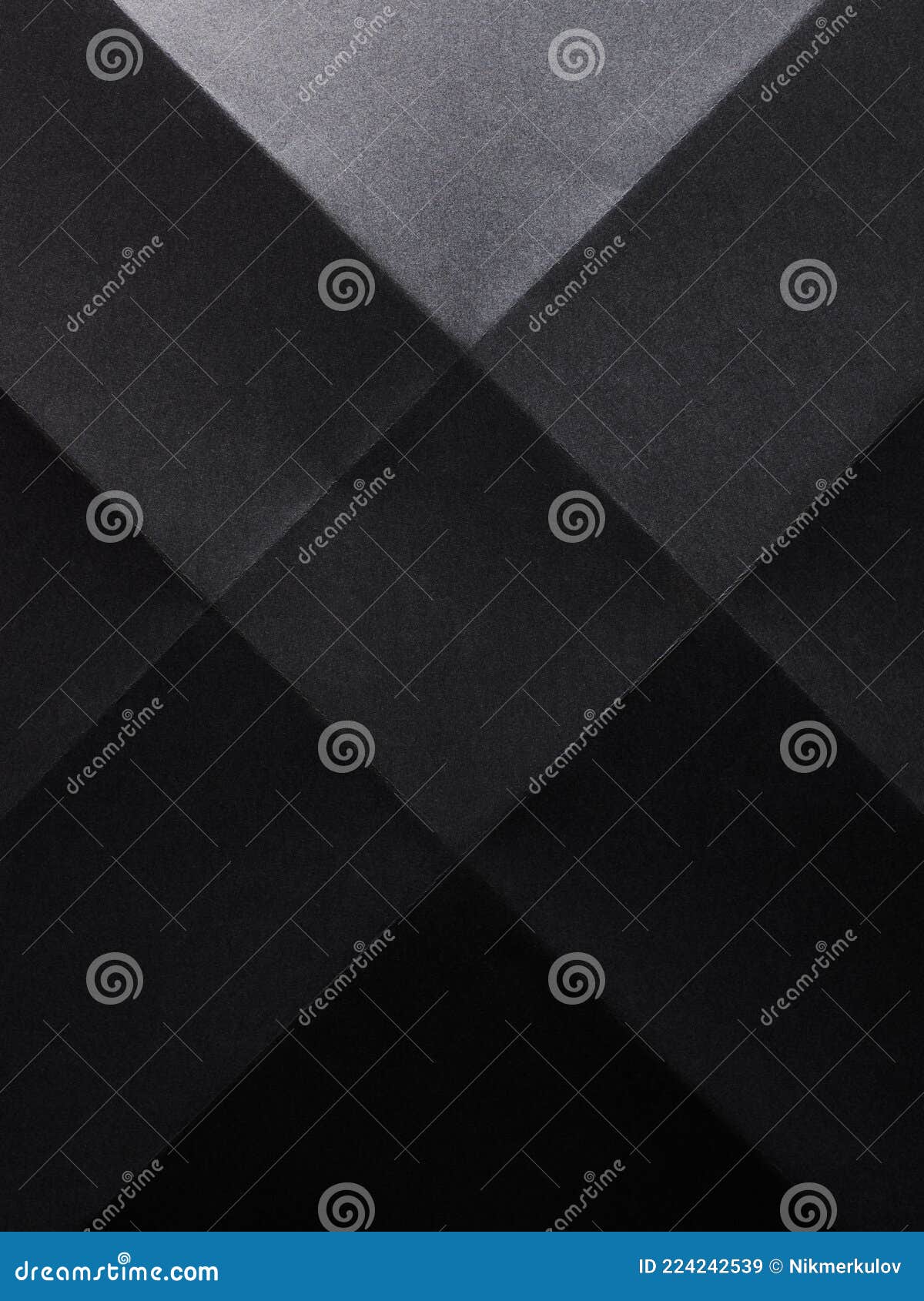 Black Paper Folded Background Stock Image - Image of note, close: 224242539