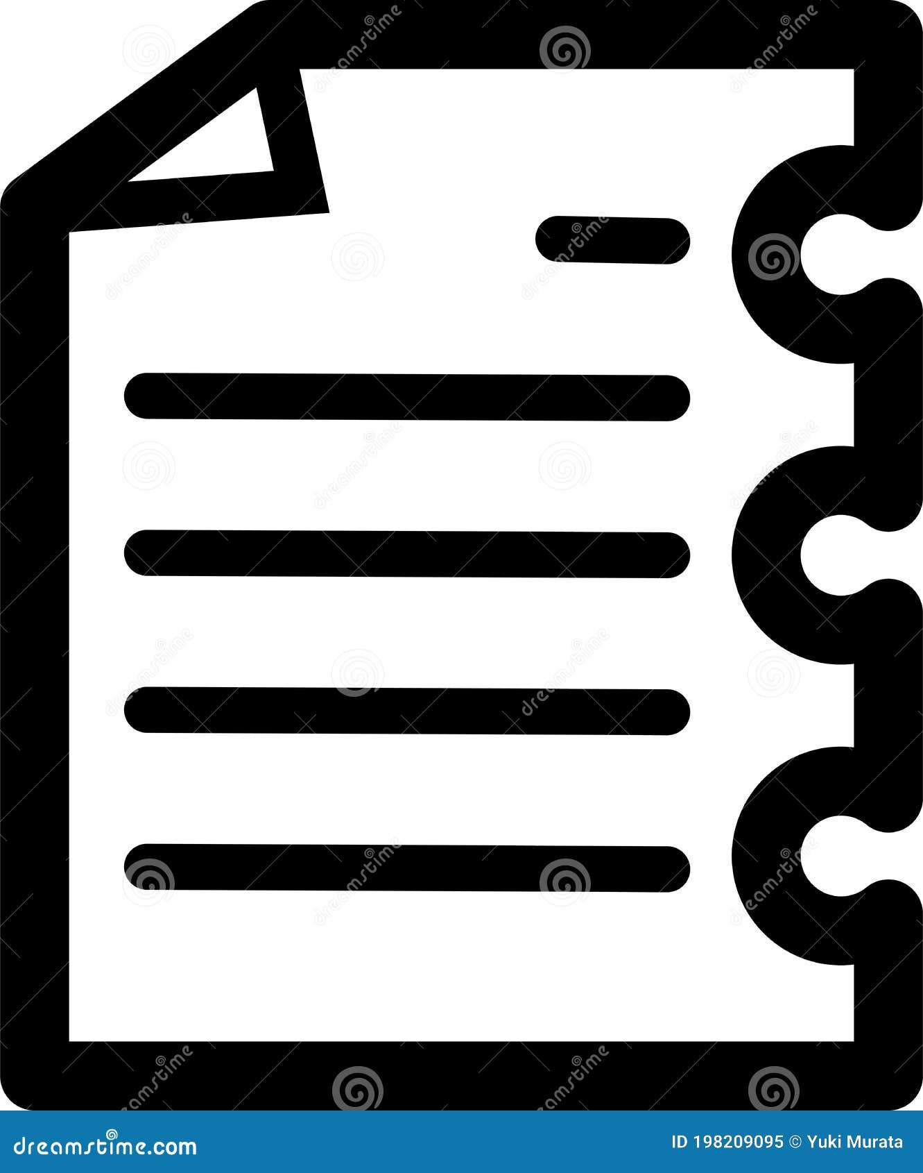 Black Paper icon stock vector. Illustration of internet - 198209095