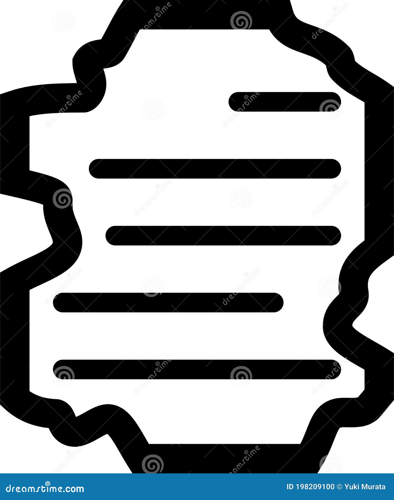 Black Paper icon stock vector. Illustration of resume - 198209100