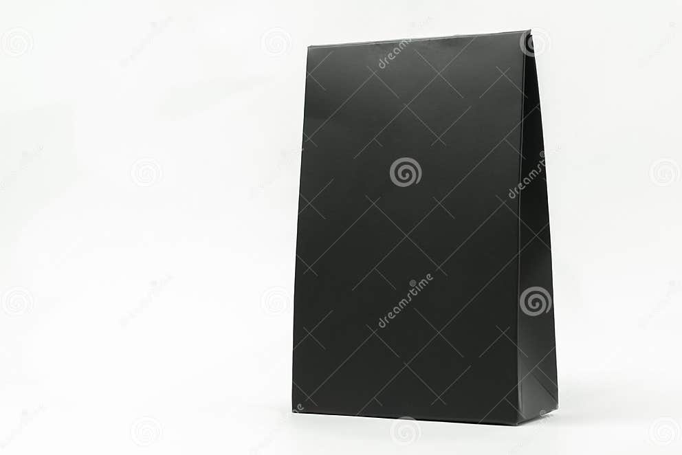 Black paper packaging stock image. Image of premium - 172757721
