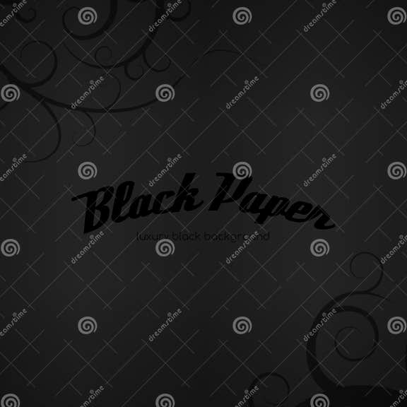 Black Paper stock vector. Illustration of cardboard, graphic - 53025581