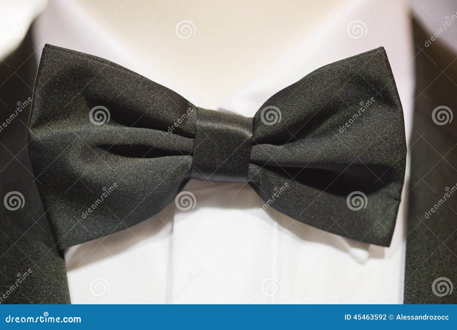 Black papillon tie stock photo. Image of fashion, groom - 45463592
