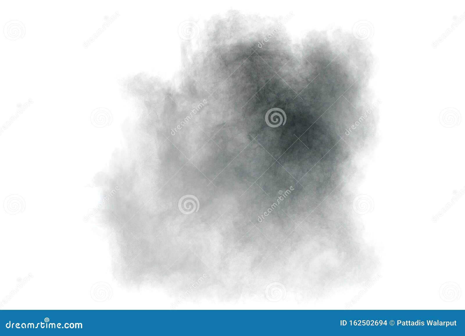 Black Particles Splatter on White Background. Black Powder Dust Burst ...