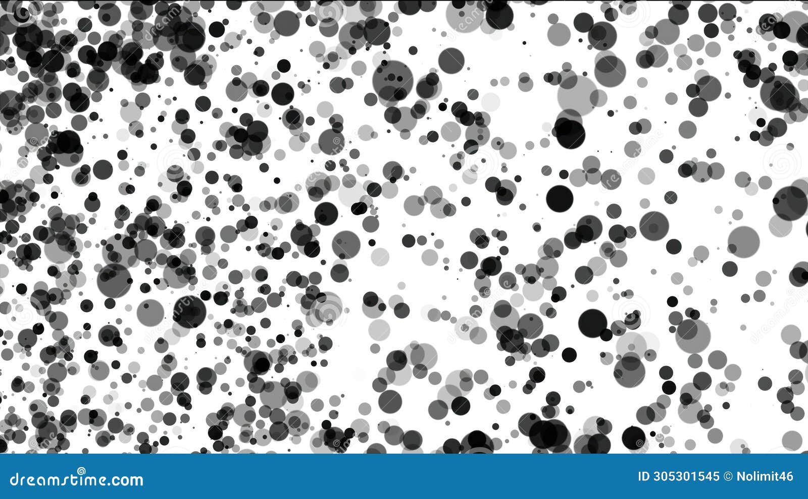 Black Particles on a White Background Stock Illustration - Illustration ...