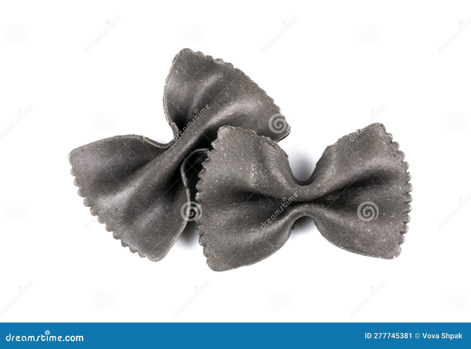 Pasta in the Shape of a Butterfly Stock Image - Image of traditional ...