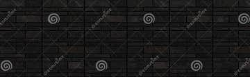 Black Pattern of Black Stone Cladding Wall Tile Texture and Seamless ...