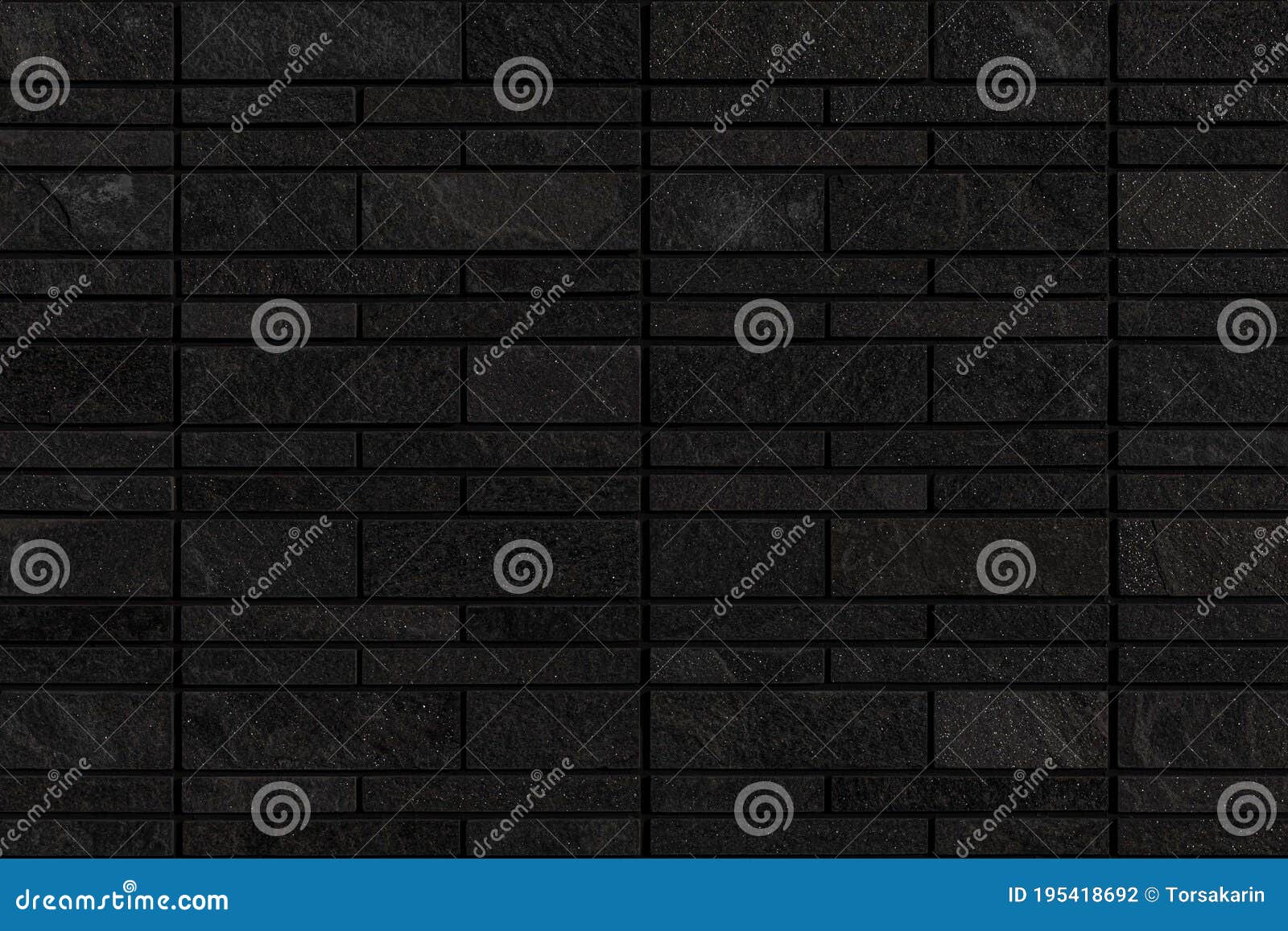 Pattern of Black Stone Cladding Wall Tile Texture and Seamless ...