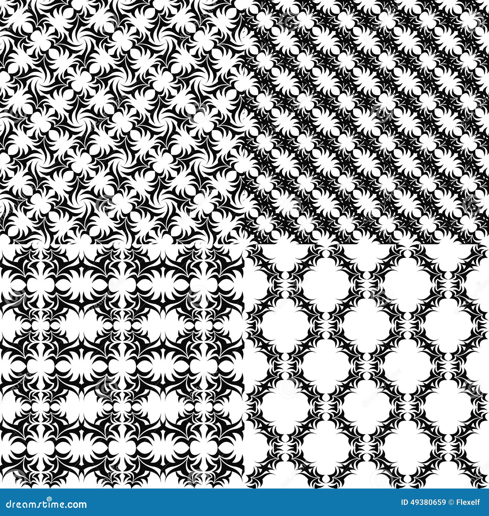 Black pattern stock vector. Illustration of color, fashion - 49380659