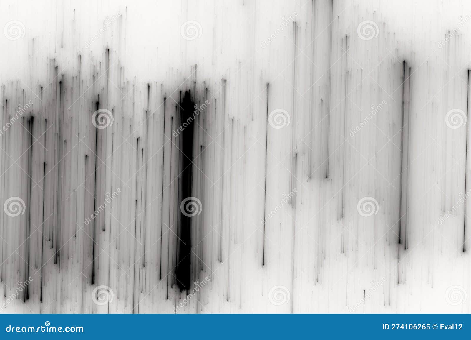 Black Pattern of Vertical Rays on a White Background. Stock ...