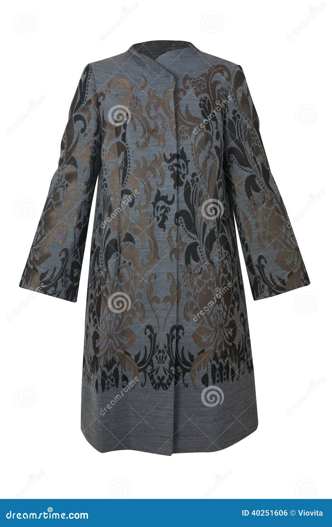 Black patterned coat stock photo. Image of style, fashionable - 40251606