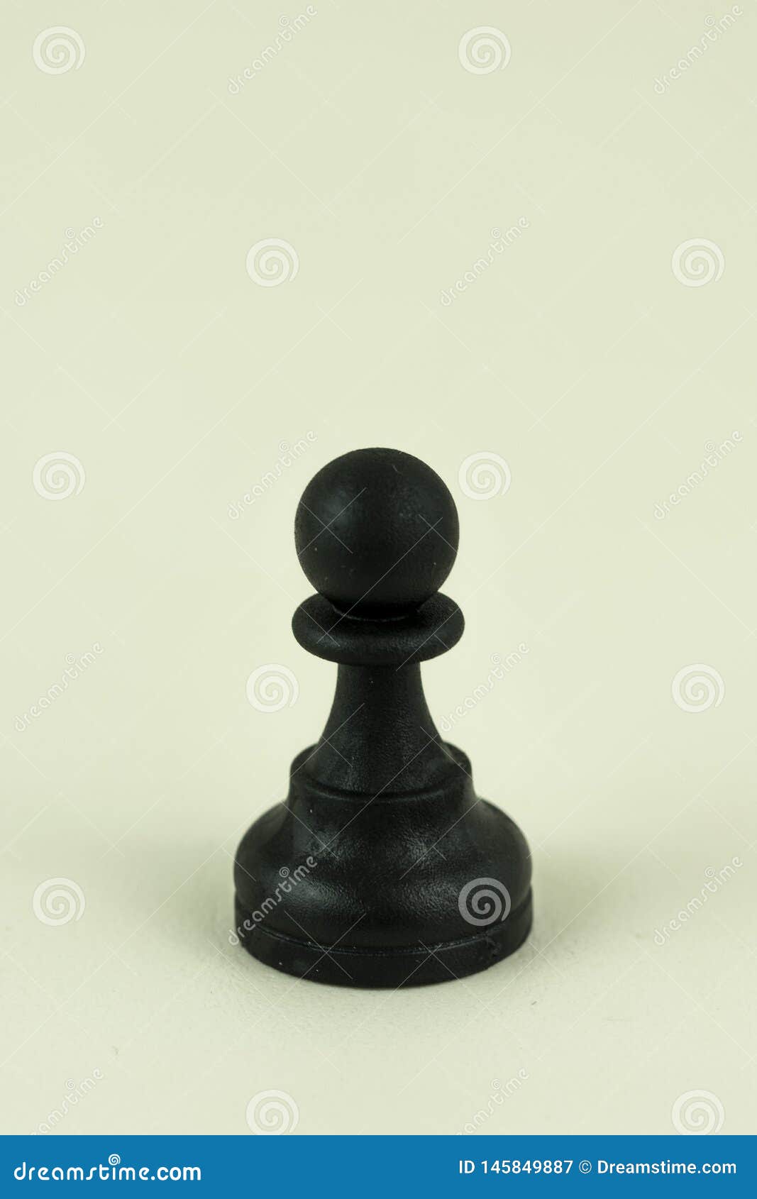 Black pawn of chess board stock image. Image of play - 145849887