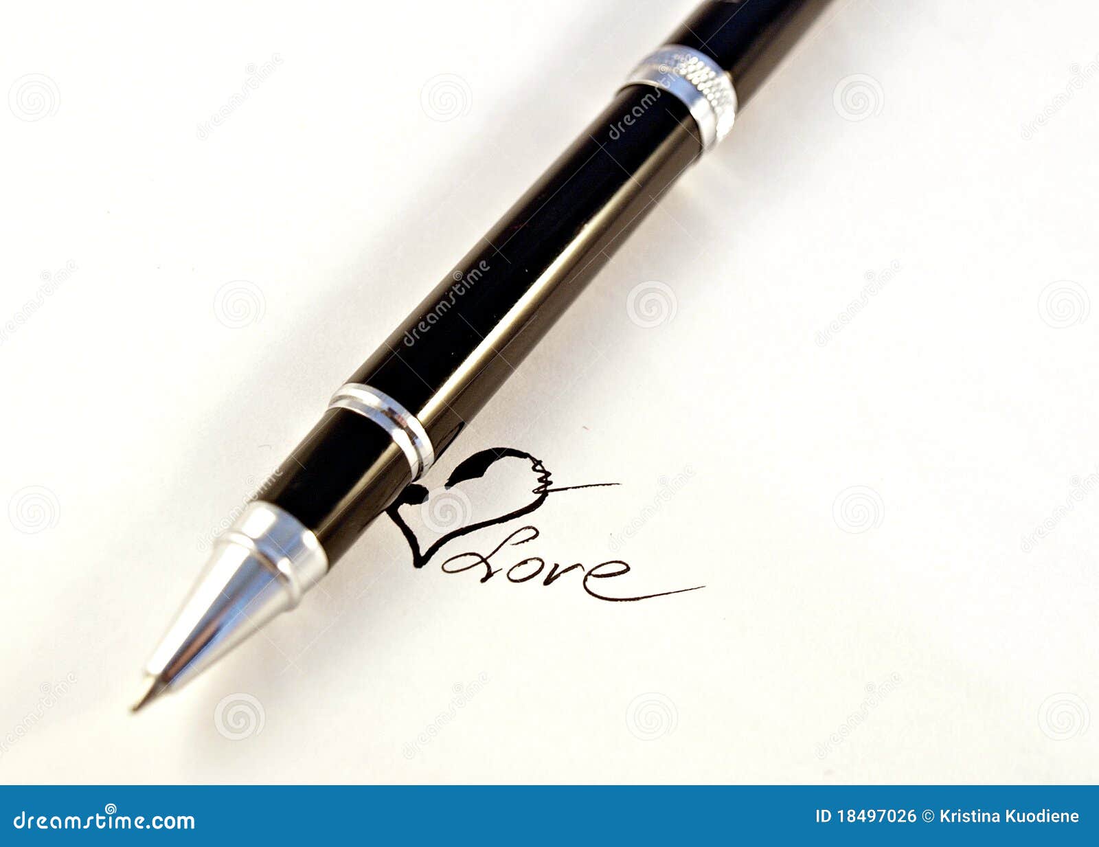 Black pen and white paper stock photo. Image of communication - 18497026