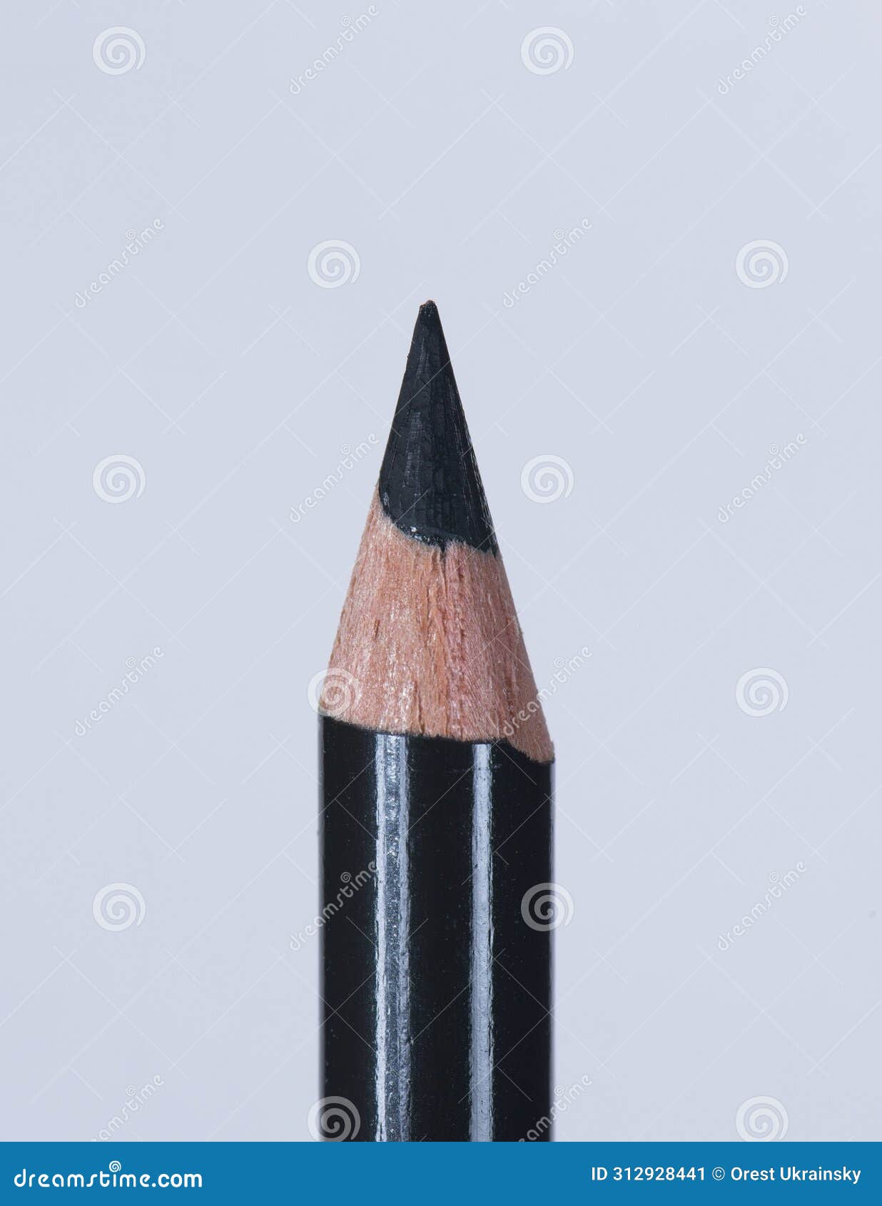 Black Pencil Point on a White Background Stock Image - Image of graphic ...