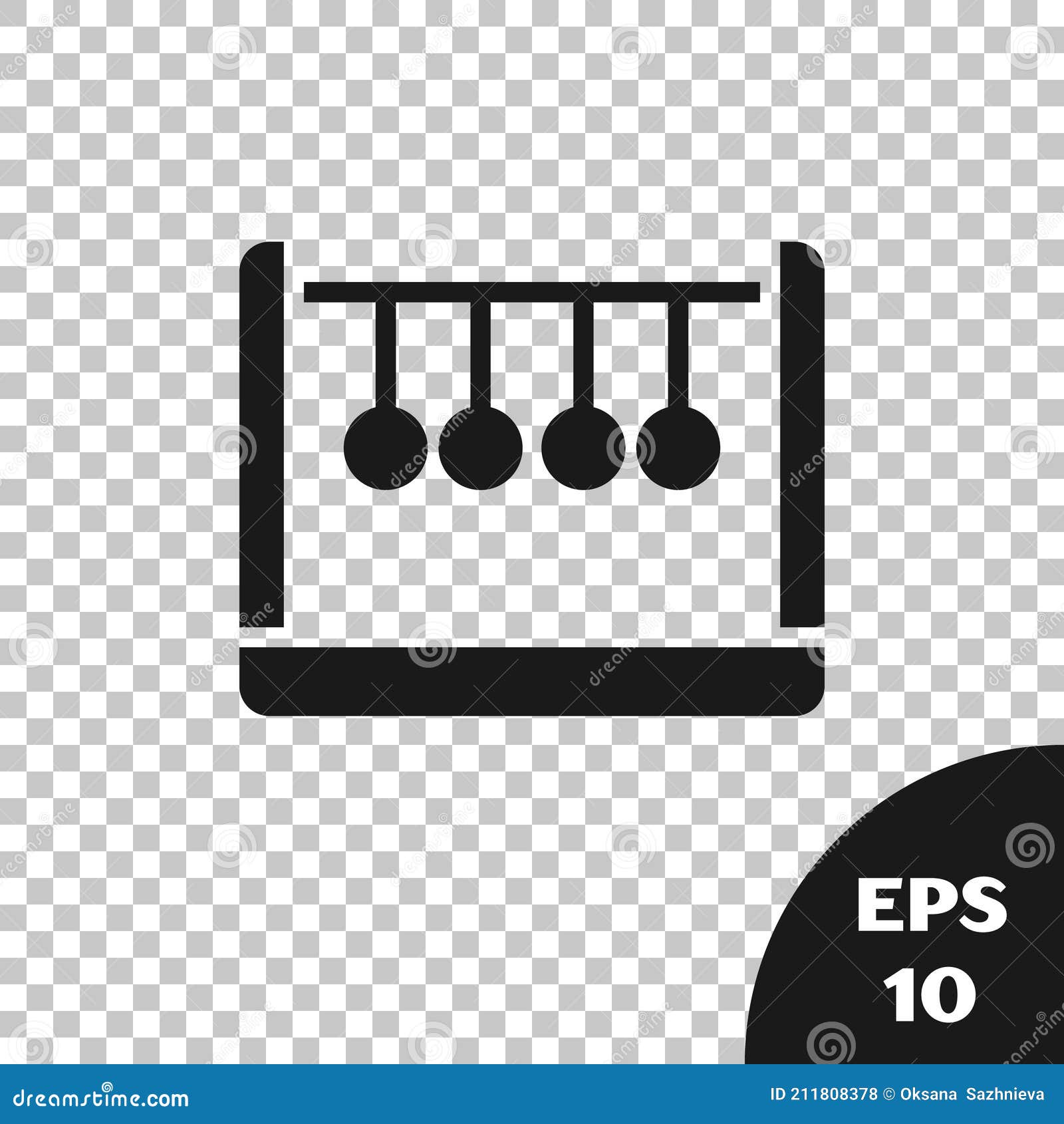 Black Pendulum Momentum Logo Royalty-Free Stock Image | CartoonDealer ...