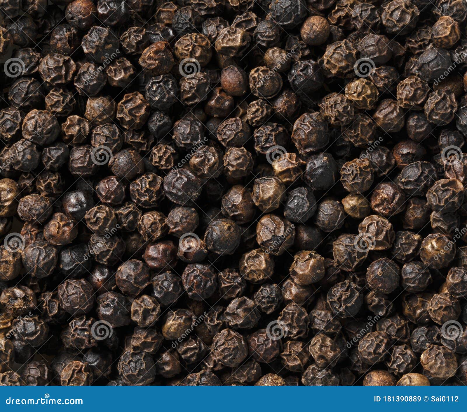 Black Pepper As a Background. or Texture Stock Image - Image of food ...