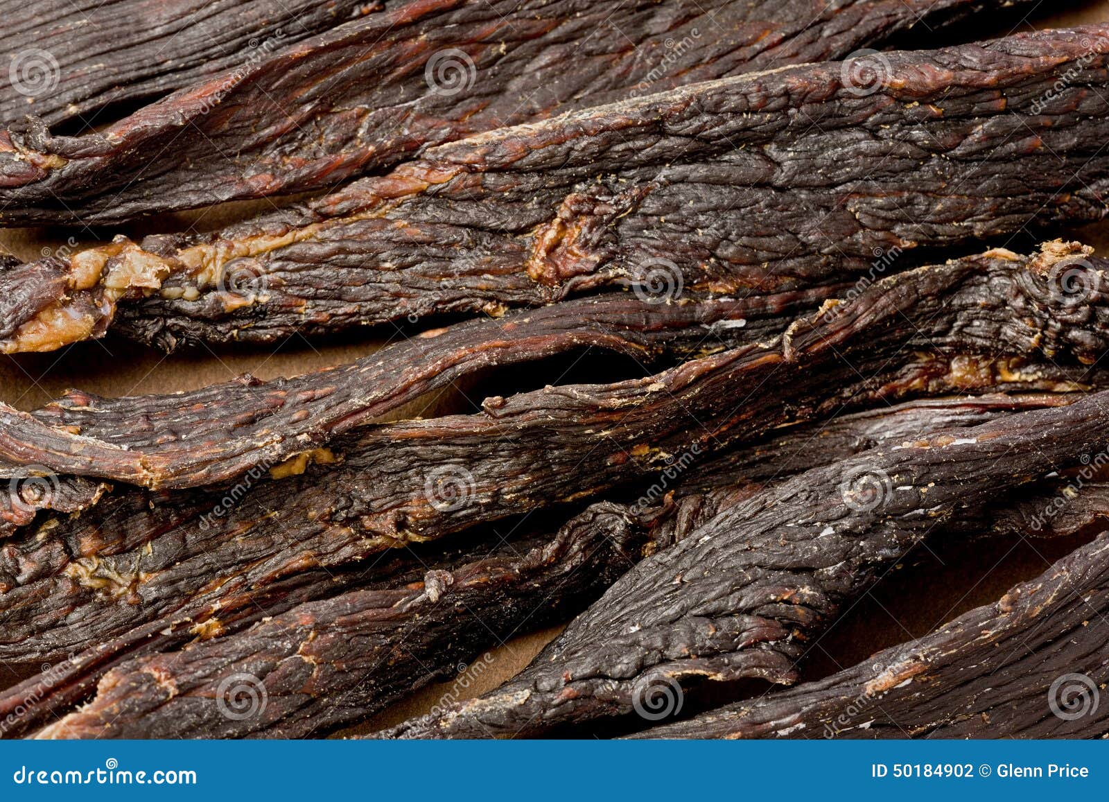 Black Pepper Beef Jerky stock photo. Image of beef, jerky - 50184902