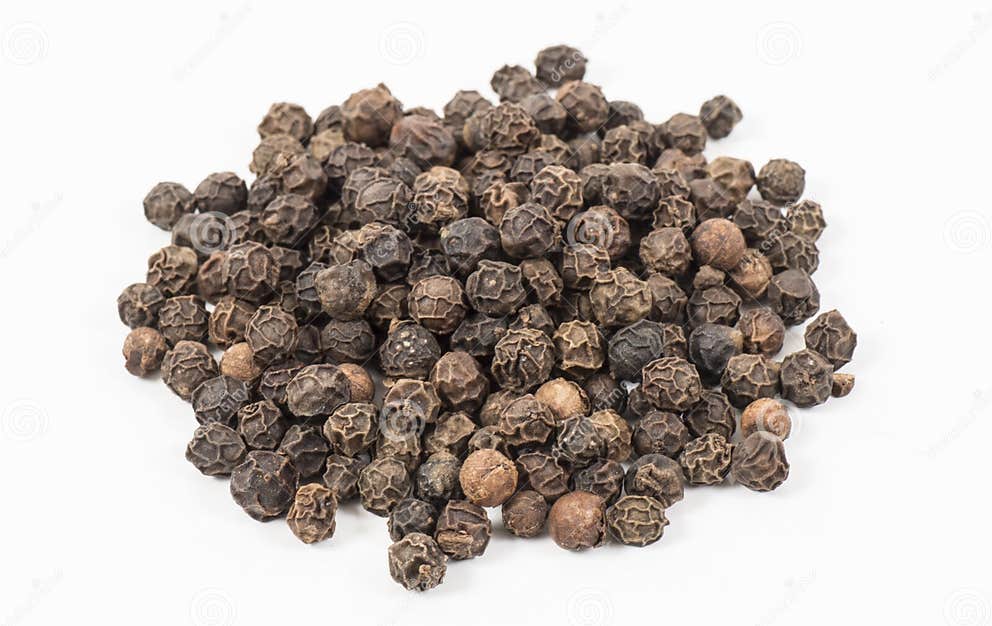 Black pepper stock image. Image of close, ingredient - 49635139