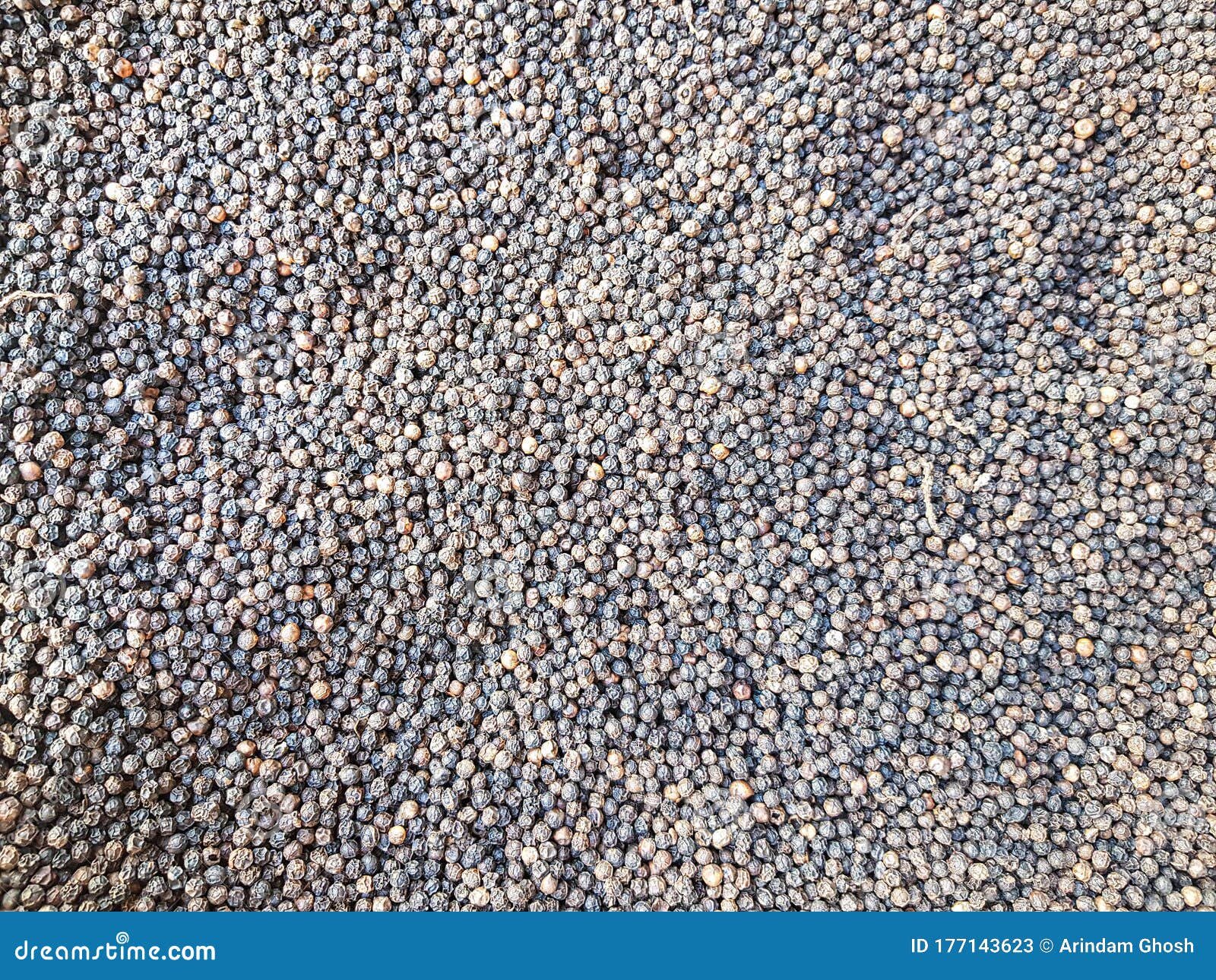 Black Pepper Spice Pattern Texture Background Image. Stock Image ...