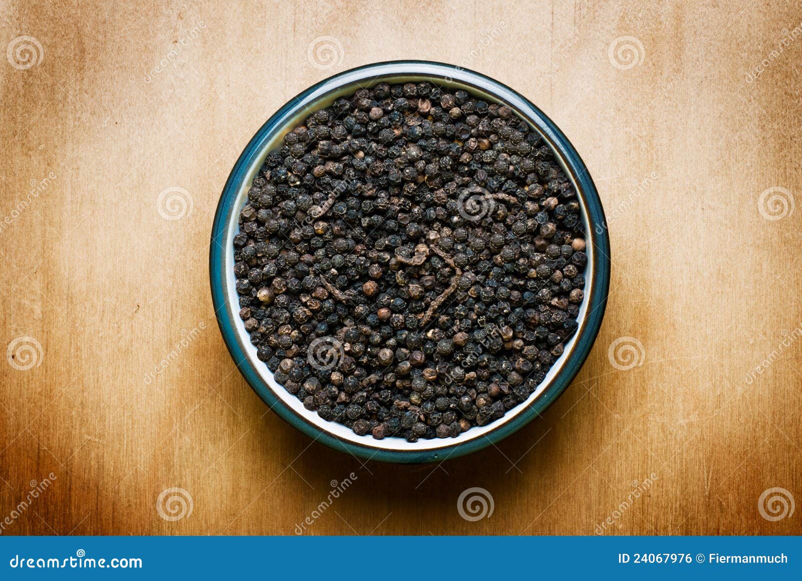Black pepper on wood table stock photo. Image of kitchen - 24067976