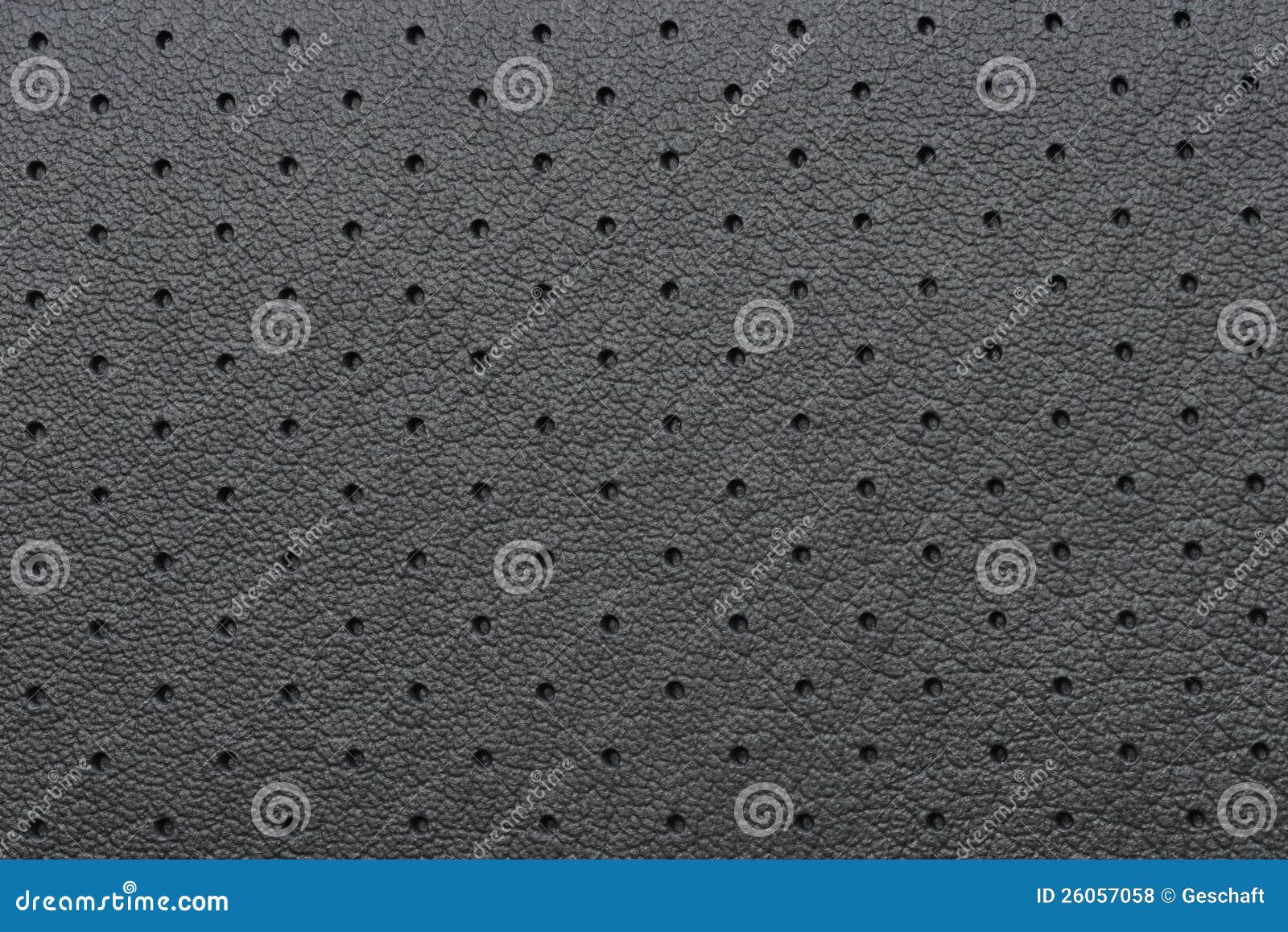Black Perforated Leather or Skin Texture Stock Photo - Image of design ...