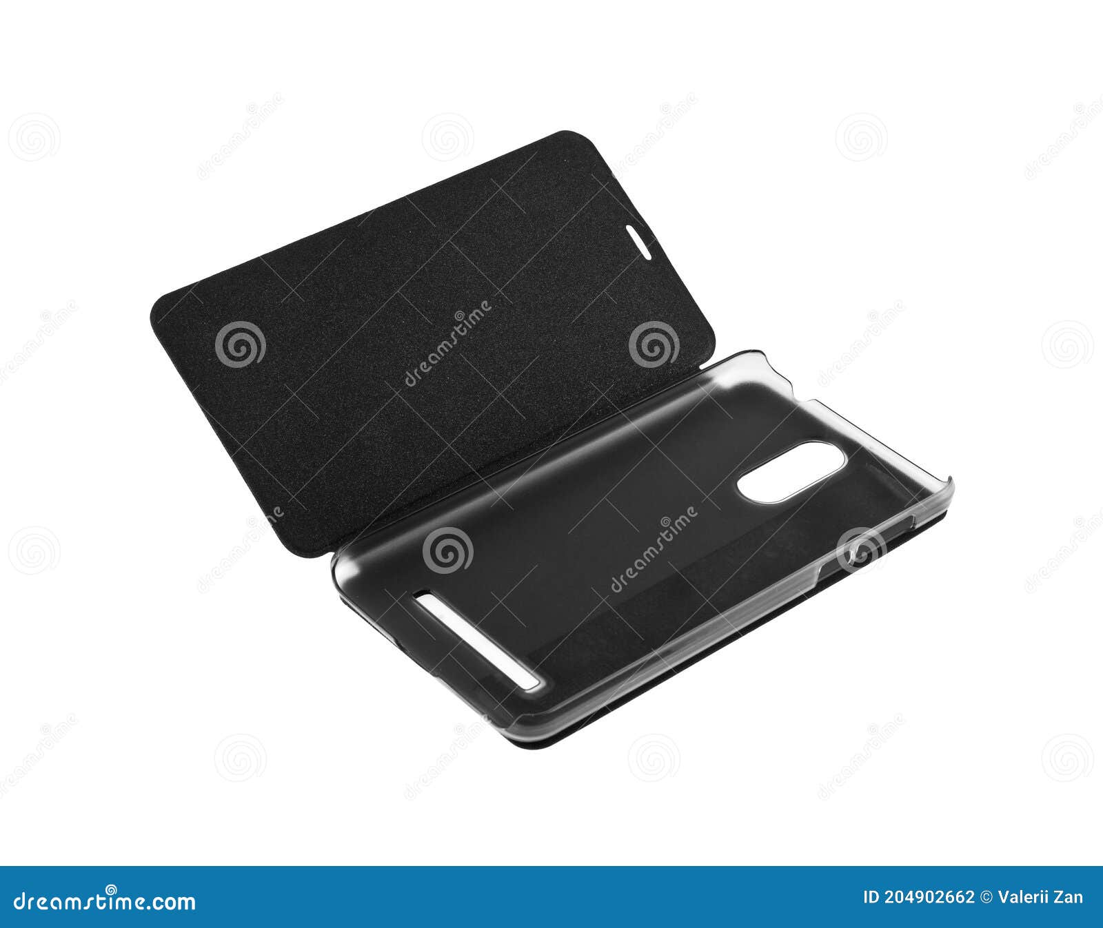 Black phone case stock photo. Image of mobile, isolated - 204902662
