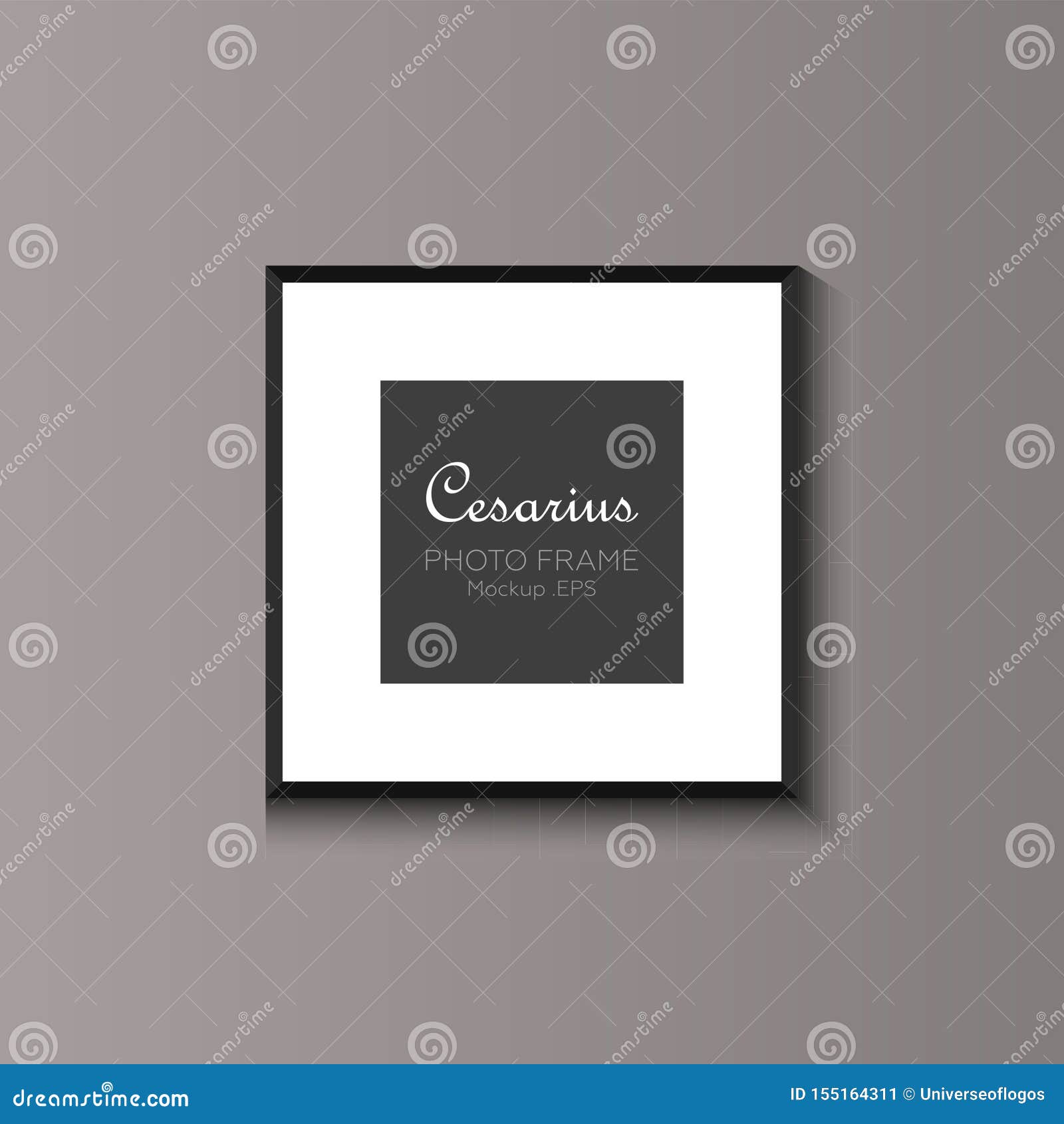 Black Photo Frame in Vector Format Stock Vector - Illustration of ...