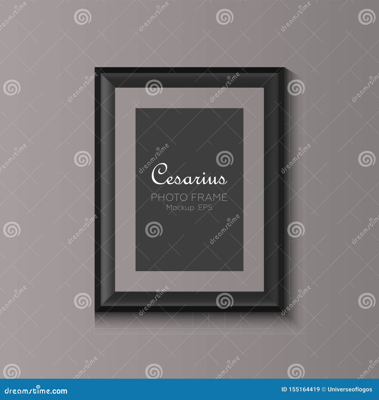 Black Photo Frame in Vector Format Stock Vector - Illustration of black ...