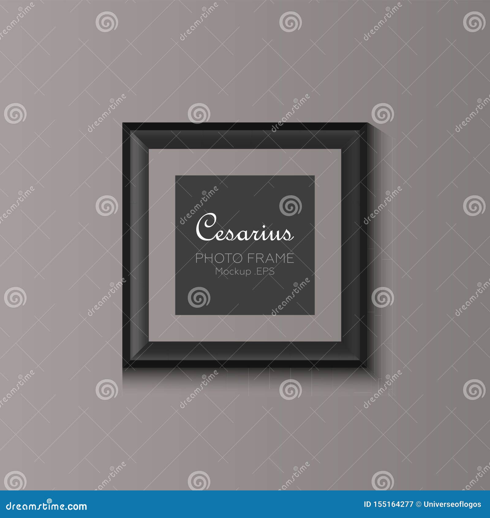 Black Photo Frame in Vector Format Stock Vector - Illustration of ...