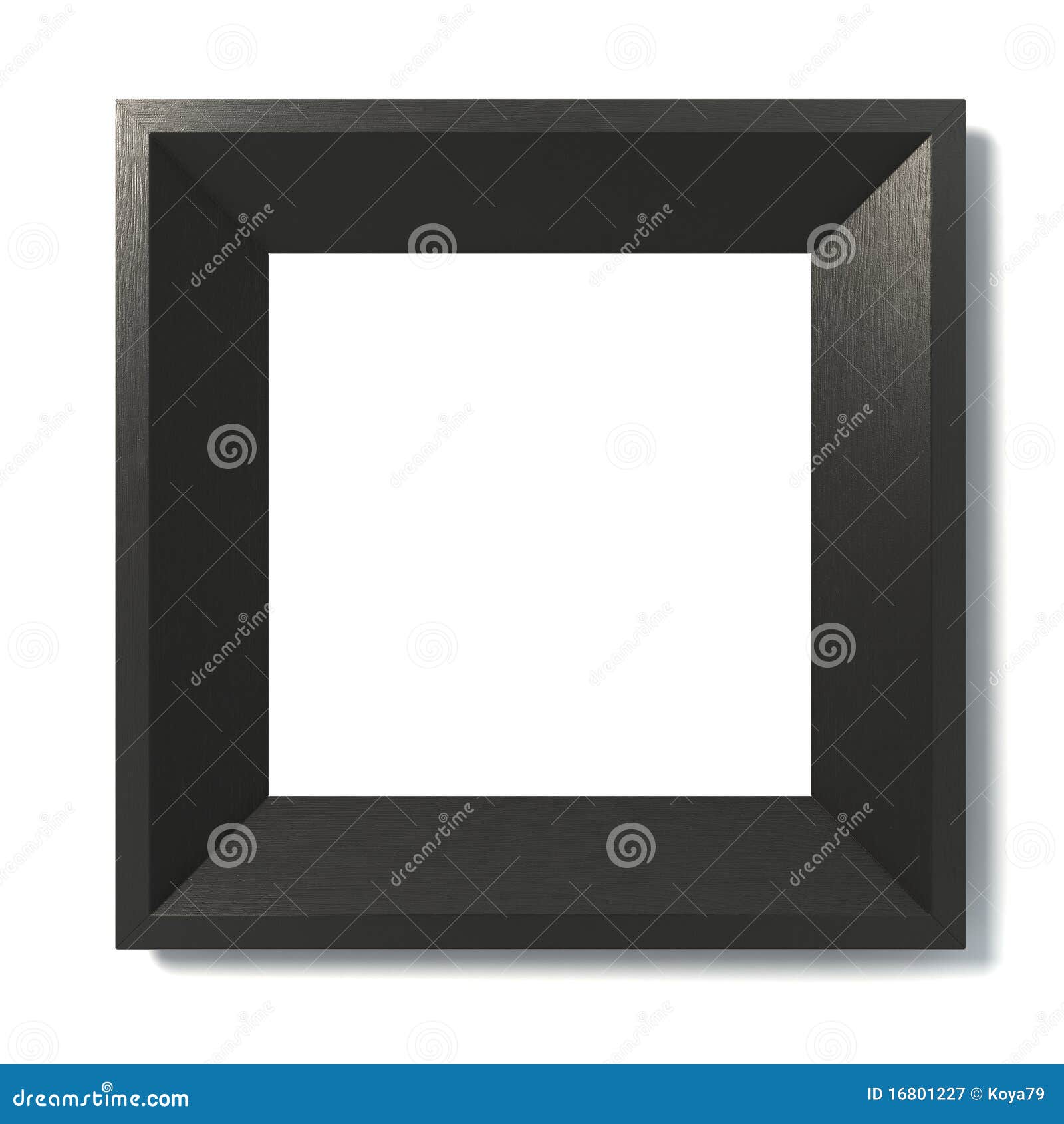 Black Picture Frames. Realistic Empty Image Frame In Different Size And ...