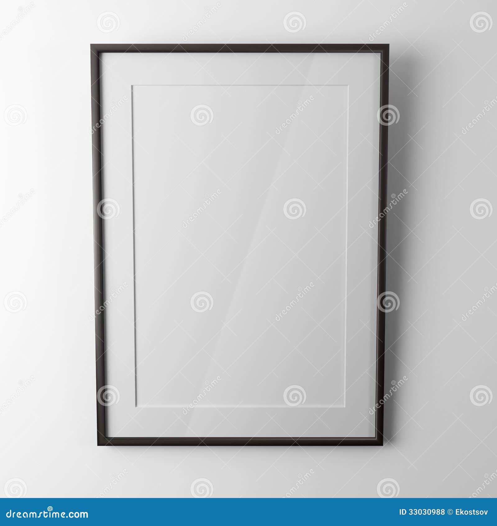 Black Picture Frames. Realistic Empty Image Frame In Different Size And ...
