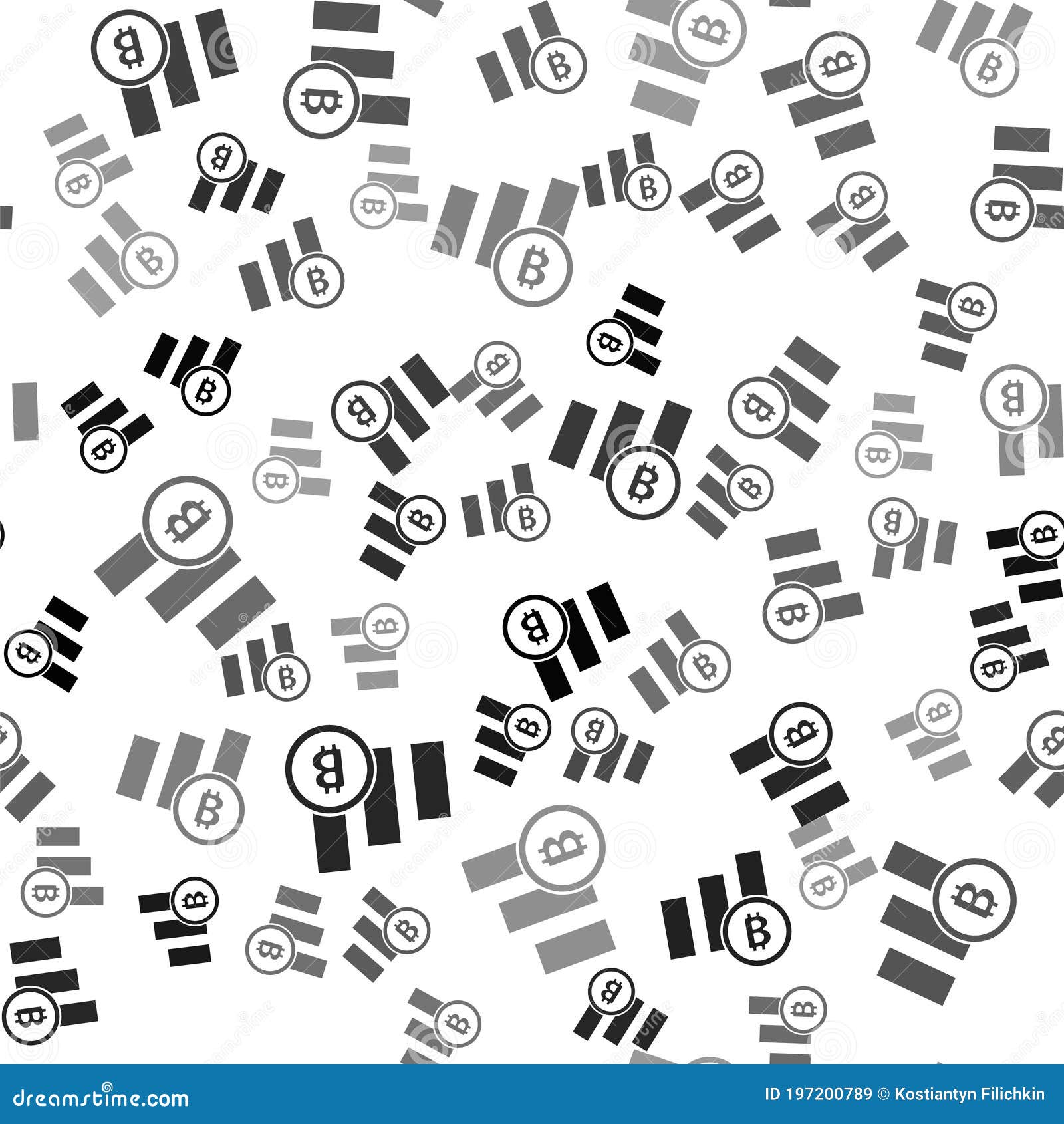 Infographic Bitcoin Timeline Diagram With Market Phases. Cartoon Vector ...