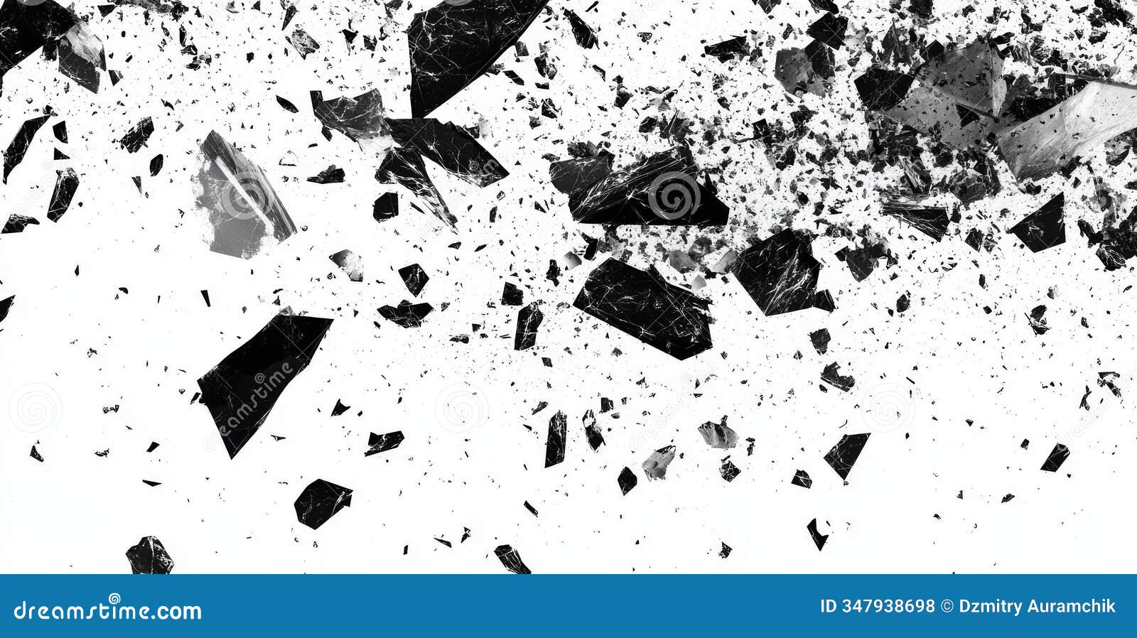 The Black Pieces Exploded, Scattering into Shattered Triangles that ...