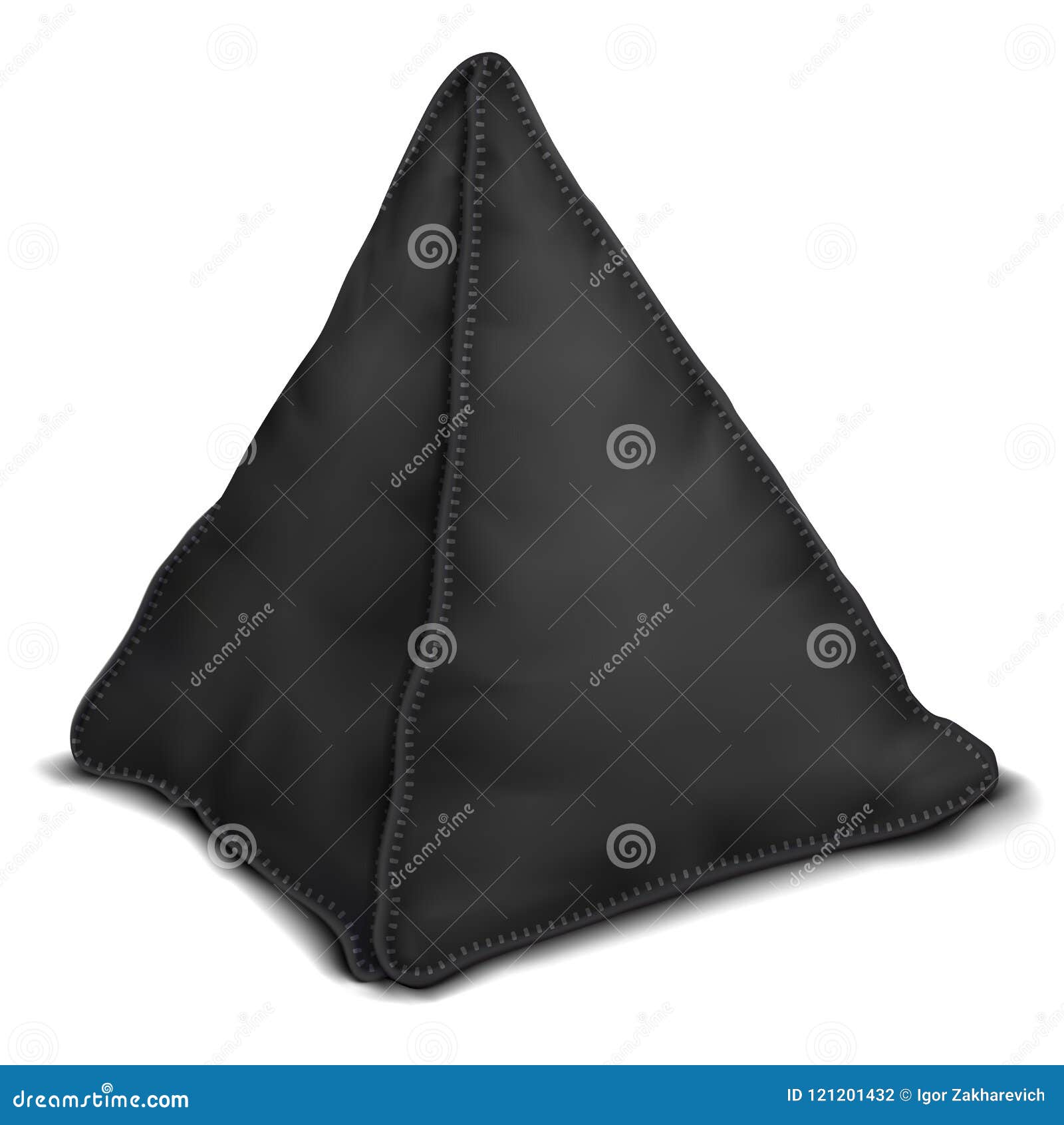 Black Pillow Pyramid stock illustration. Illustration of delta - 121201432