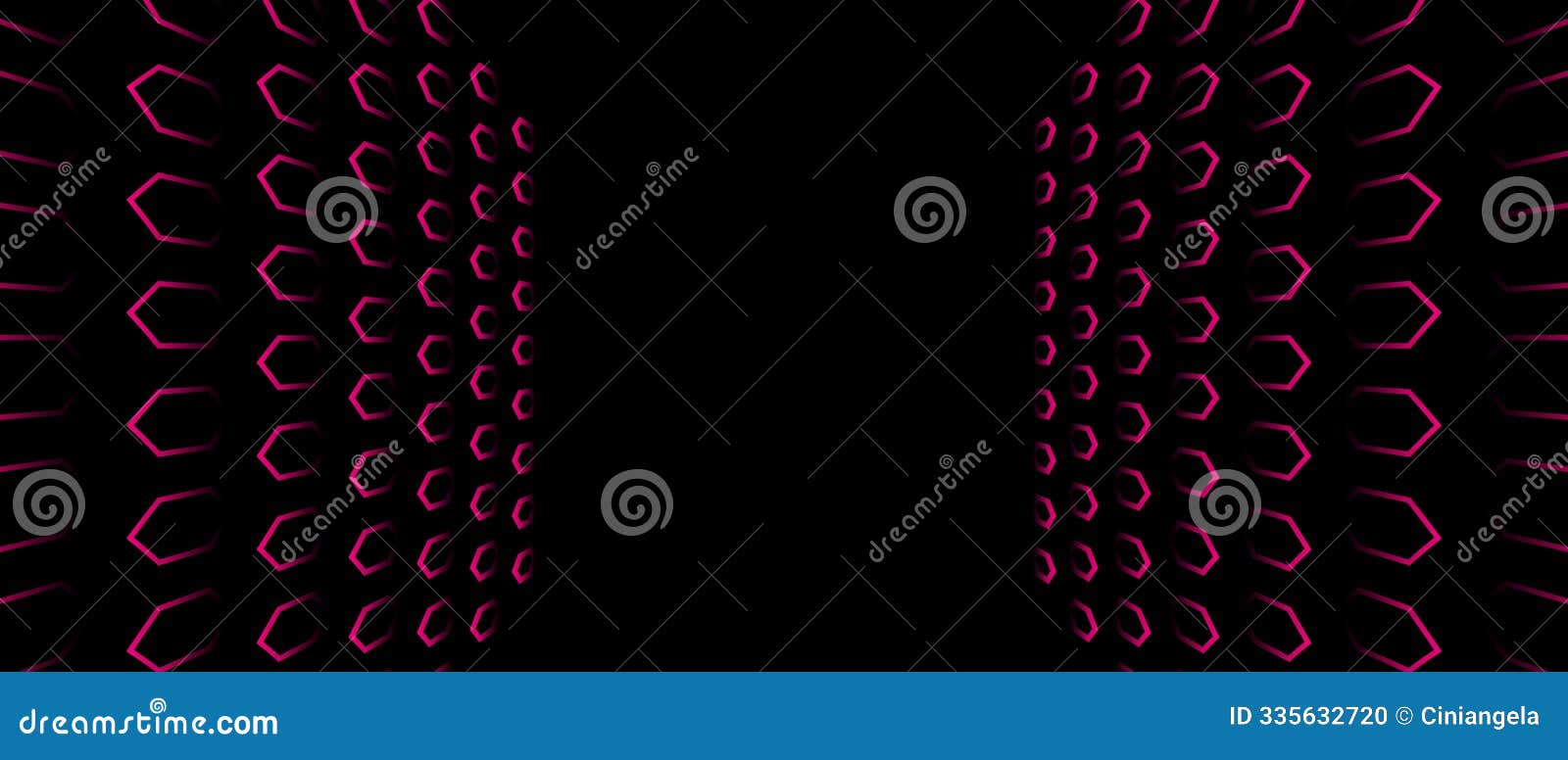 Black Pink Futuristic Tech Background Banner Vector Illustration ...
