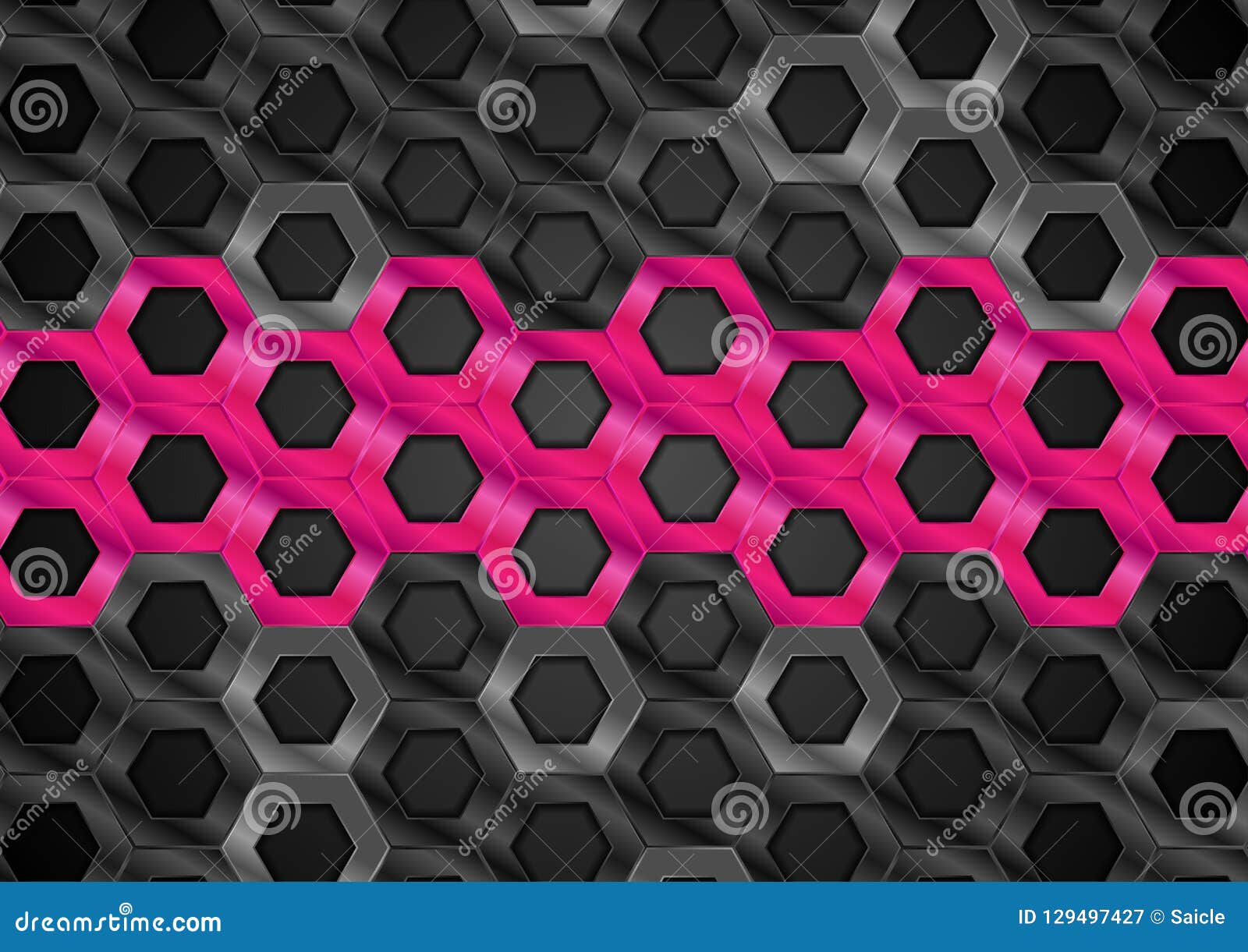 Black and Pink Glossy Hexagons Metallic Texture Stock Vector ... Black and Pink Glossy Hexagons Metallic Texture Stock Vector ...