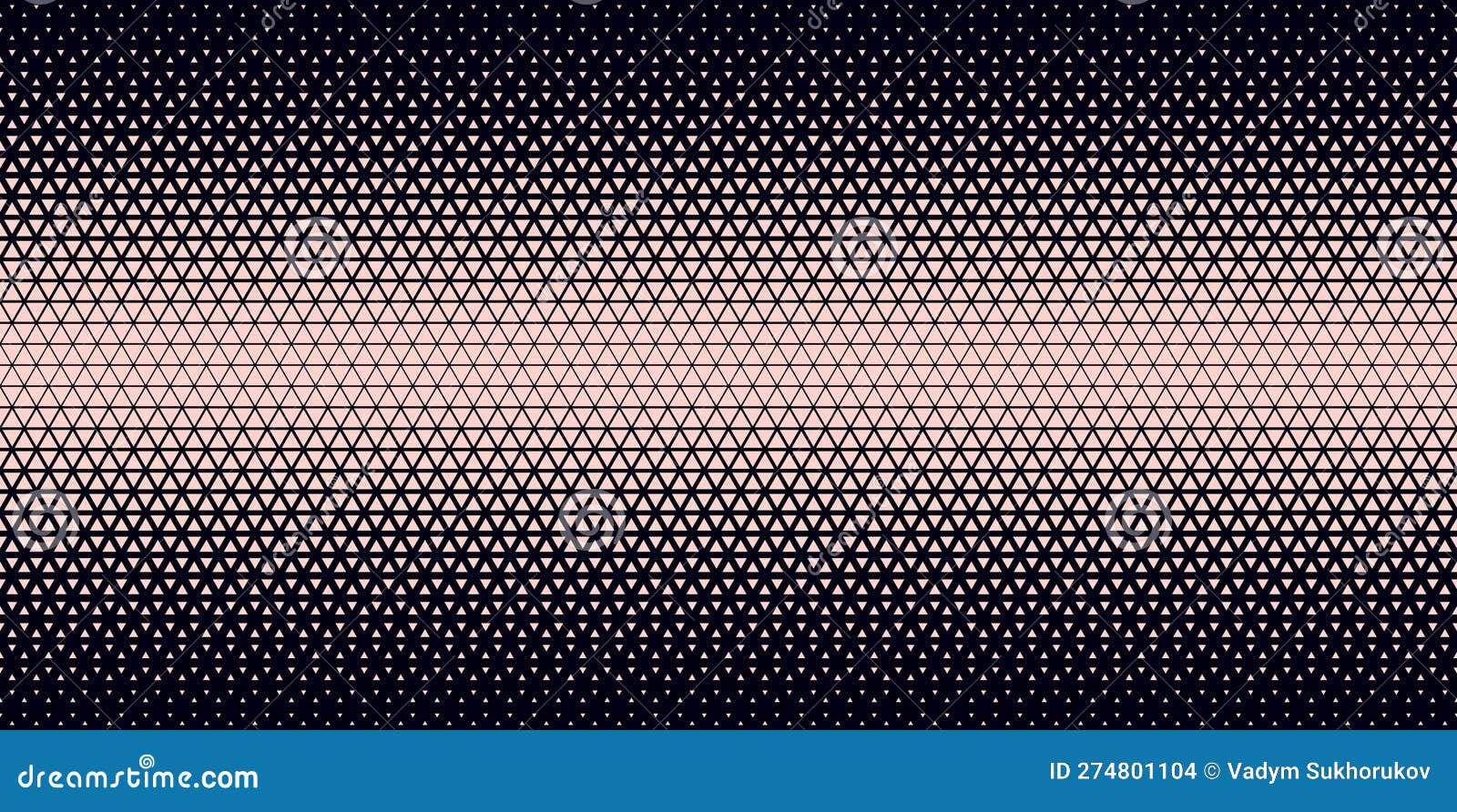 Black Pink Halftone Triangles Pattern. Abstract Geometric Gradient ...