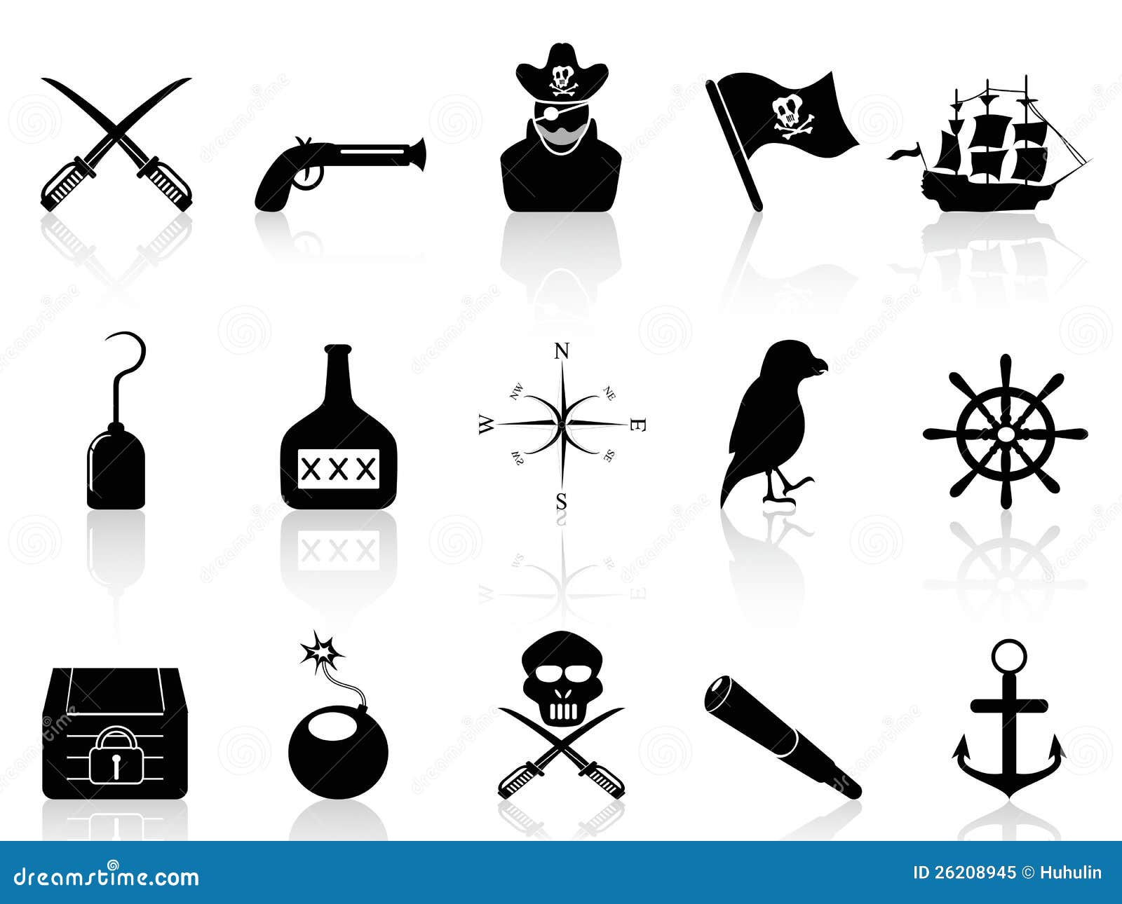 Pirate Icons Set Stock Illustrations – 4,552 Pirate Icons Set Stock ...