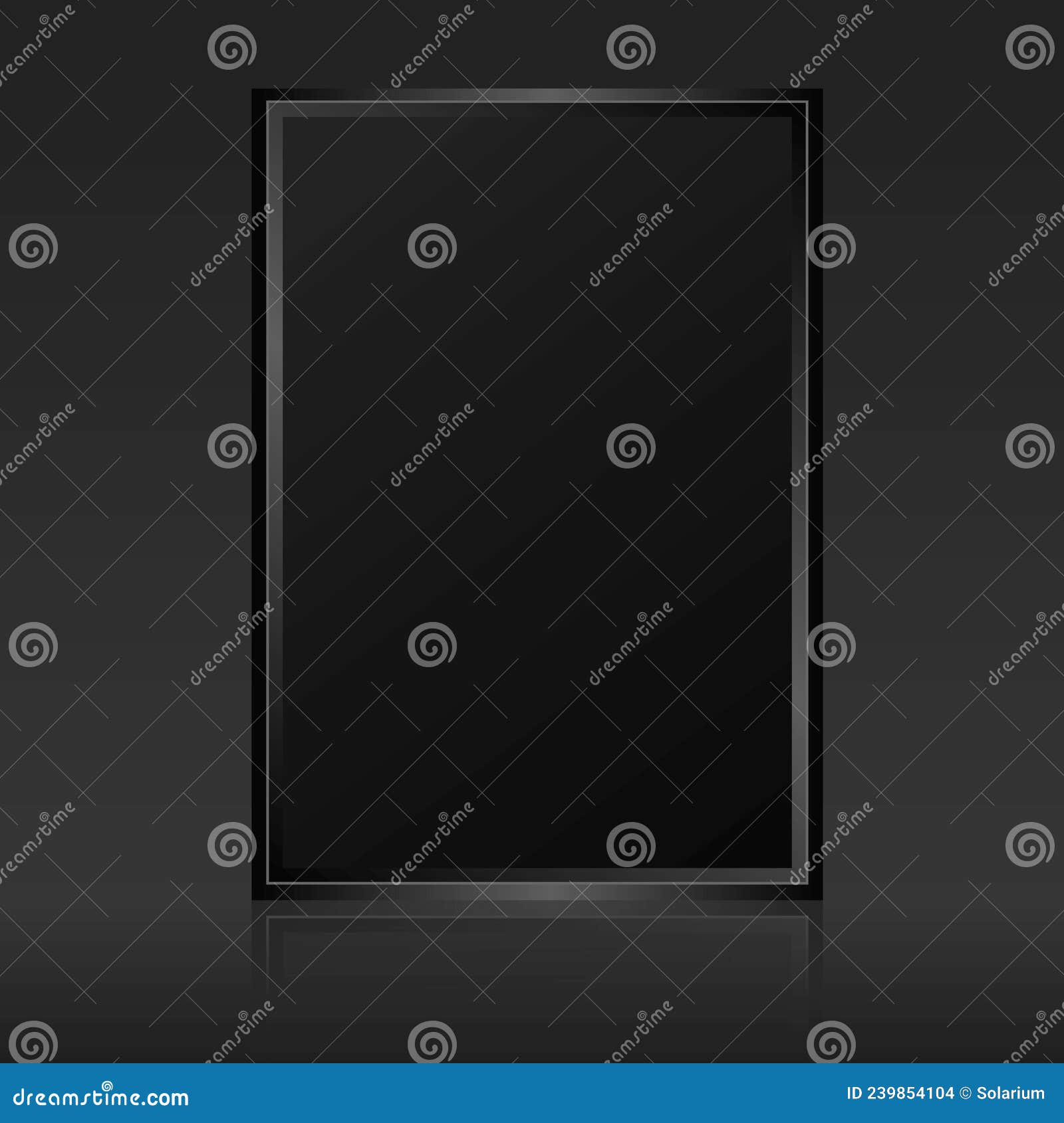 Black plaque stock vector. Illustration of black, dark - 239854104