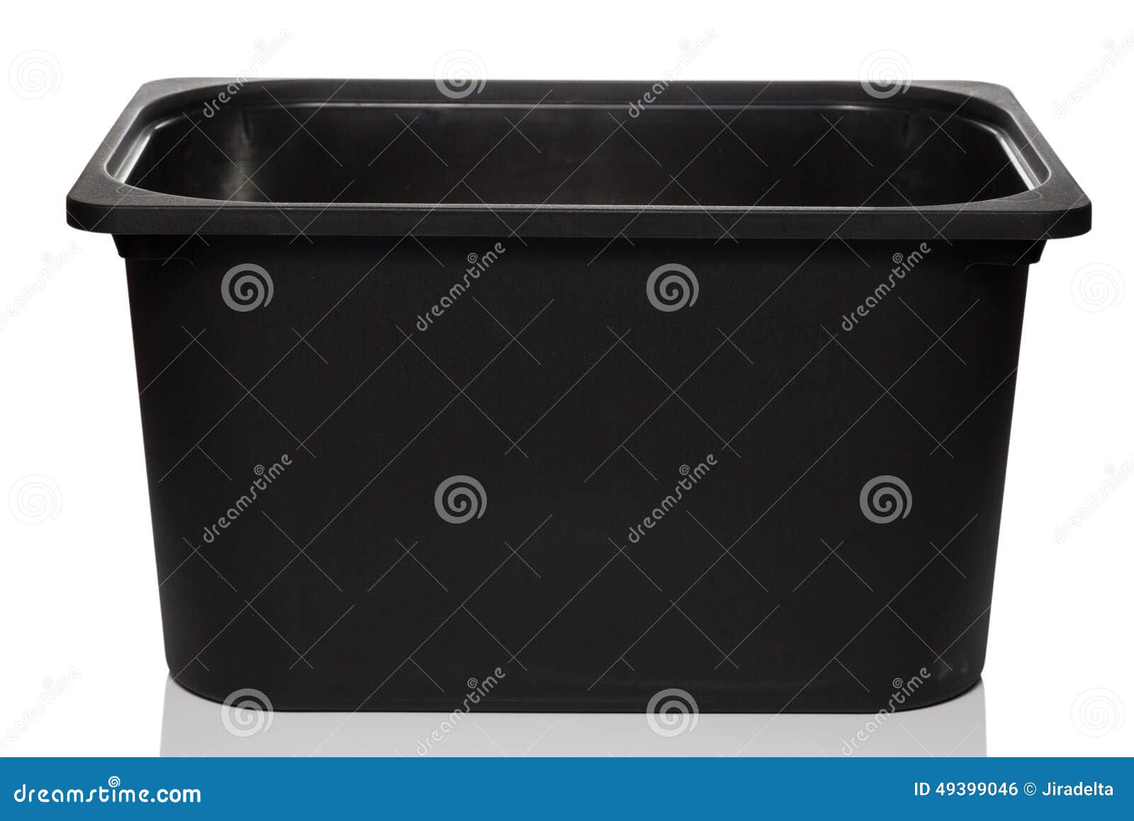 Black Plastic Box in White Background Stock Photo - Image of white ...