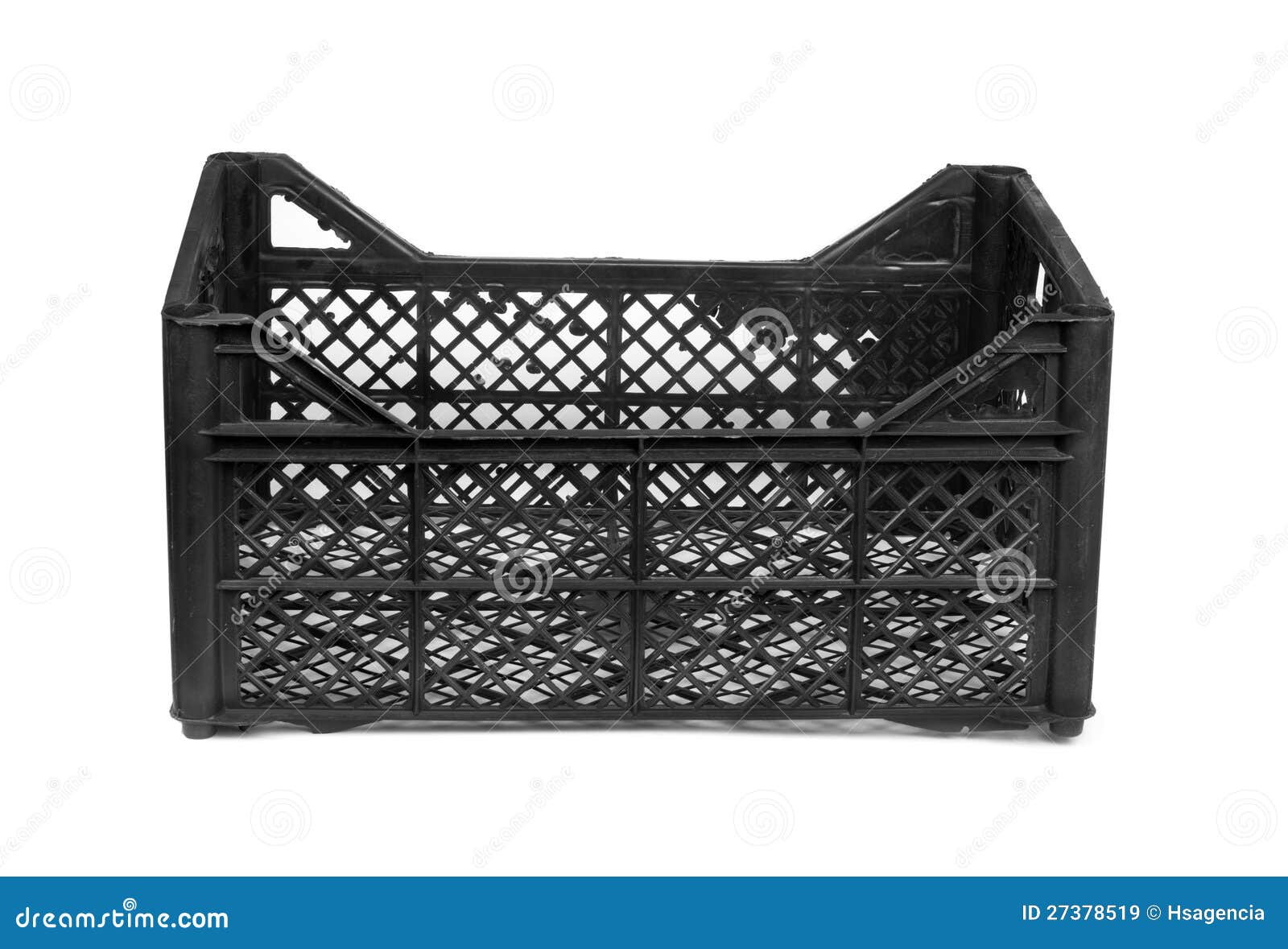 Black plastic crate stock image. Image of packing, farming - 27378519